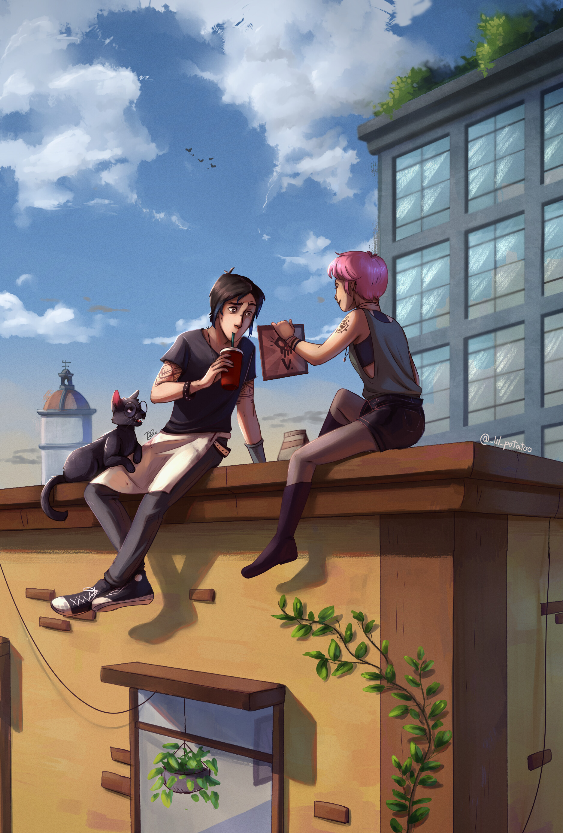 ArtStation - Douxie Fanzine Piece