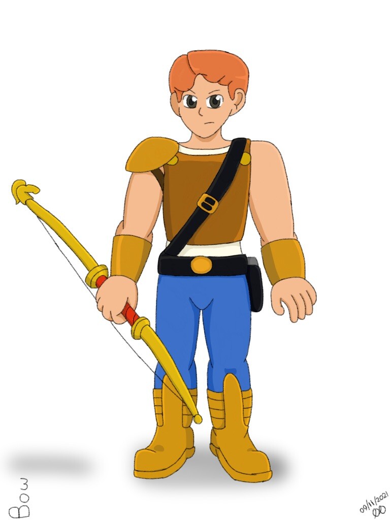 ArtStation - Bow the archer Awsomejet3d version