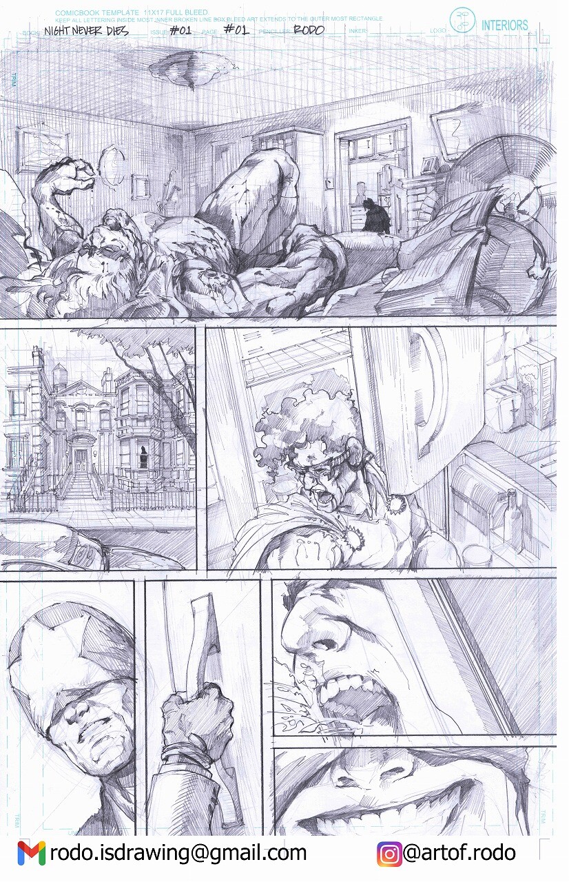 Rodo - Comic book Penciller