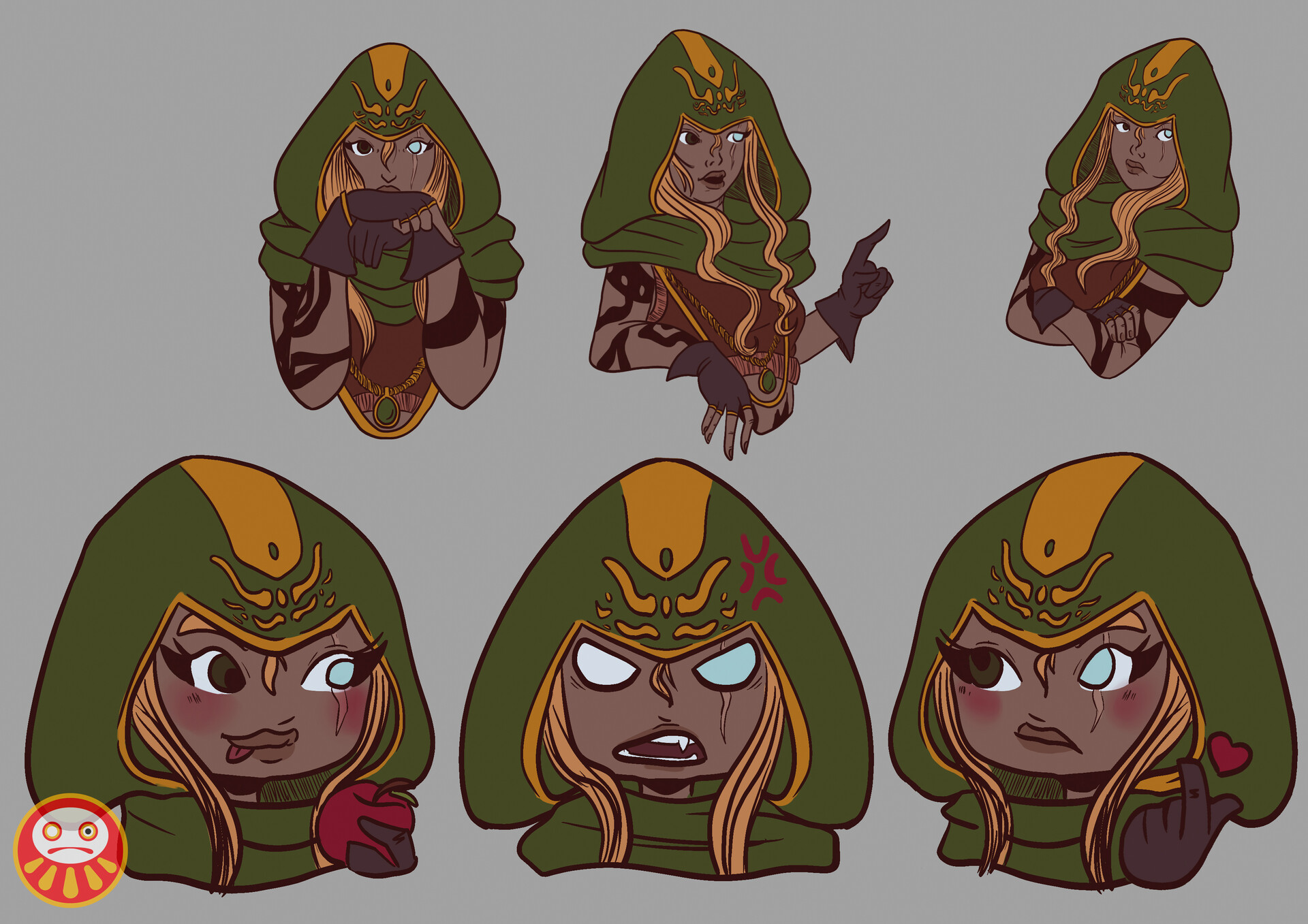 Maria Trigueros - IsiL MoonKiller - Rogue - Monk - Model Sheet