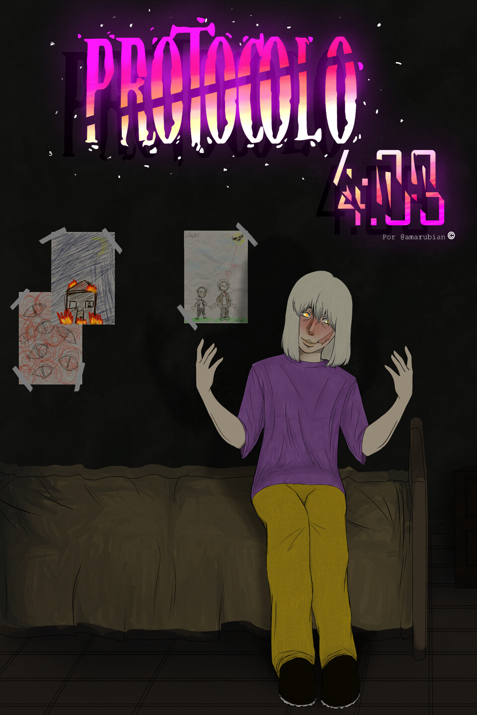 ArtStation - Webcomic Cover "Protocolo 4:09"