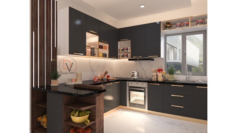 Small Indian Kitchen Design In L Shape