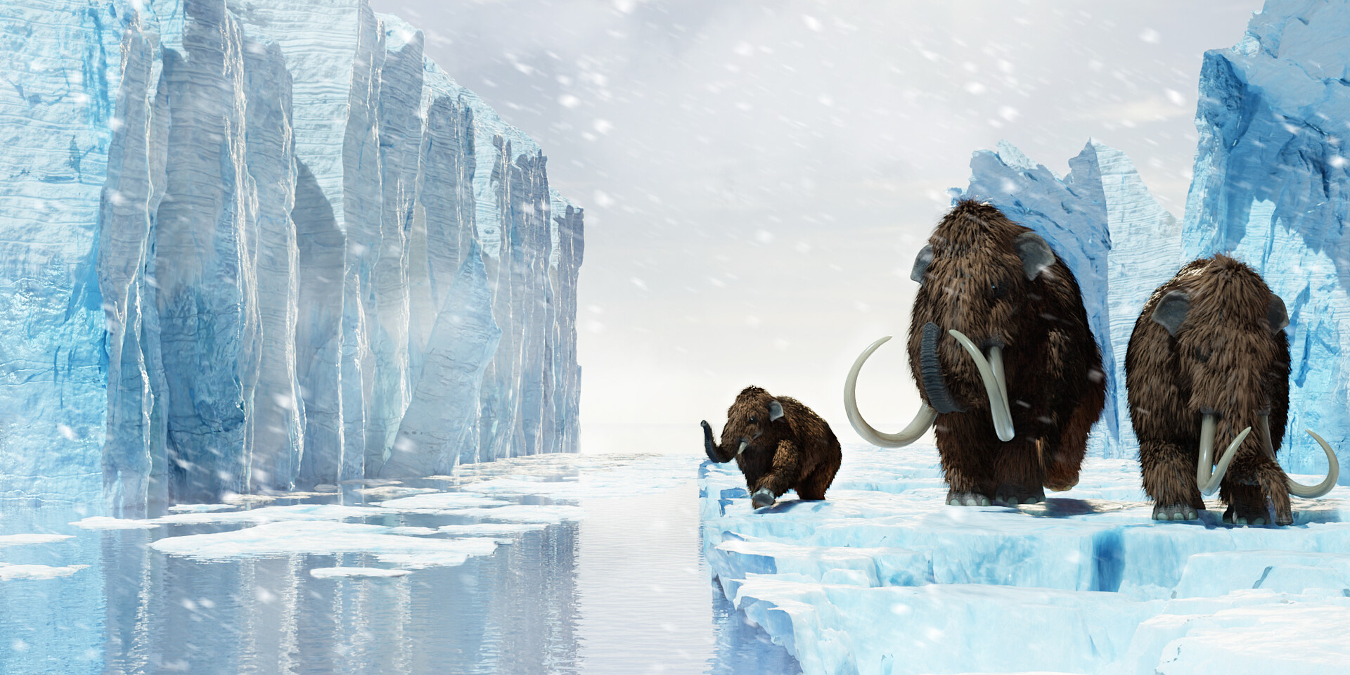 ArtStation - Iceage Mammoths