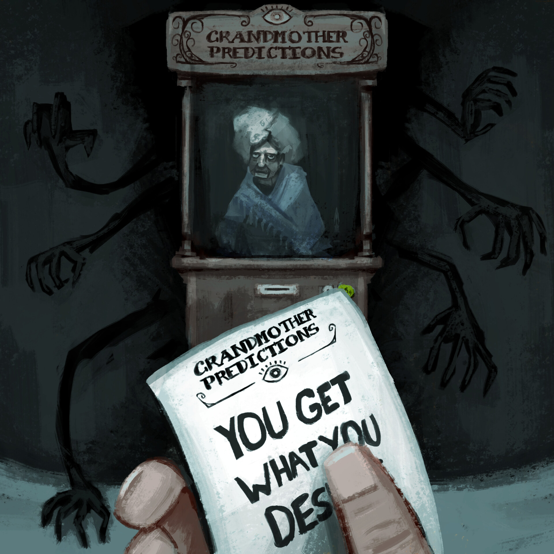 ArtStation - SCP-517 "Grammie Knows"