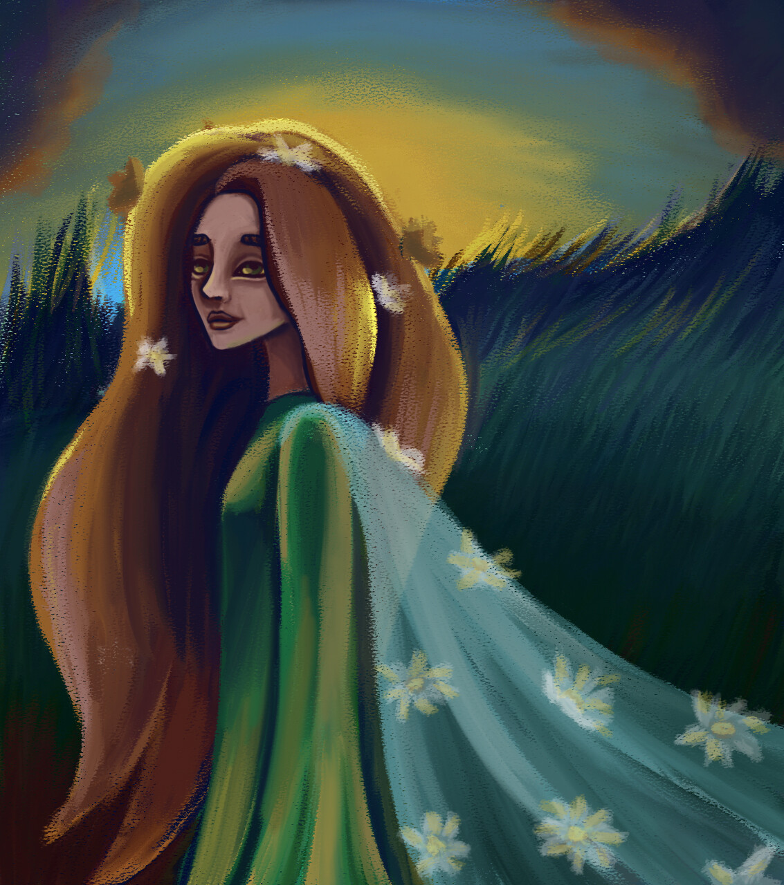 ArtStation - Lady nature