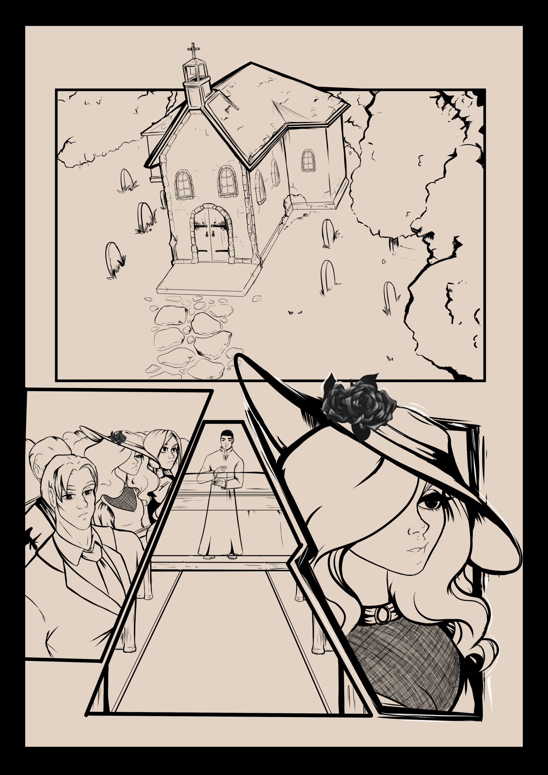 ArtStation - Comic line work