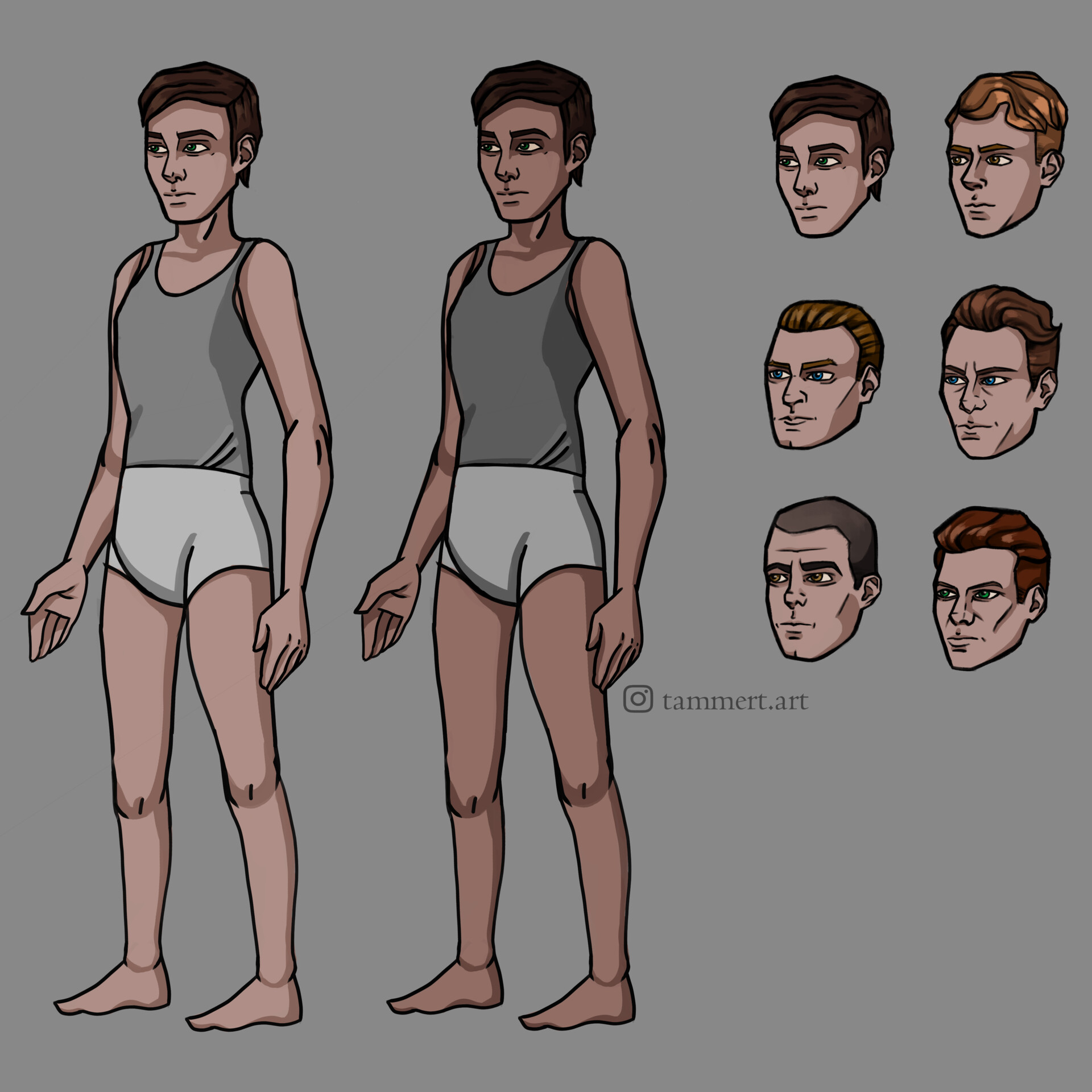 ArtStation - 2D character for a mobile game