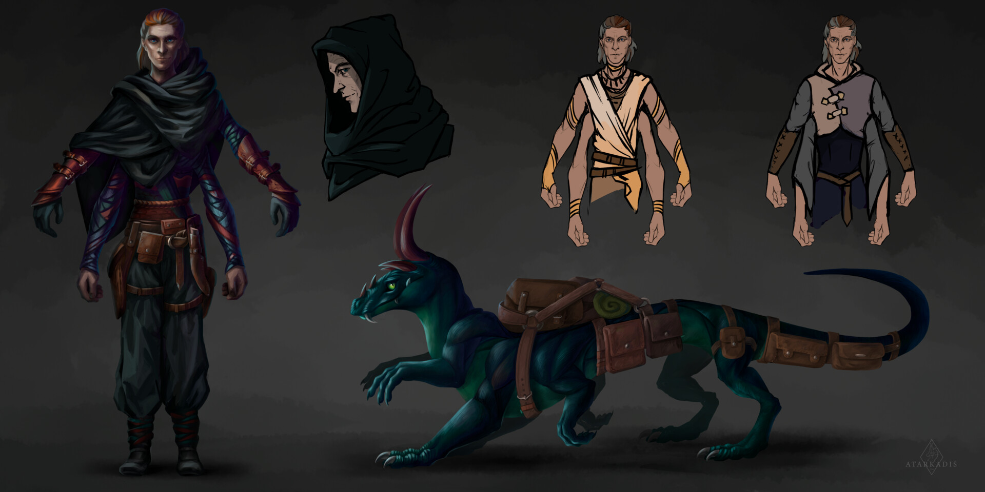 ArtStation - Character design: Wanderers