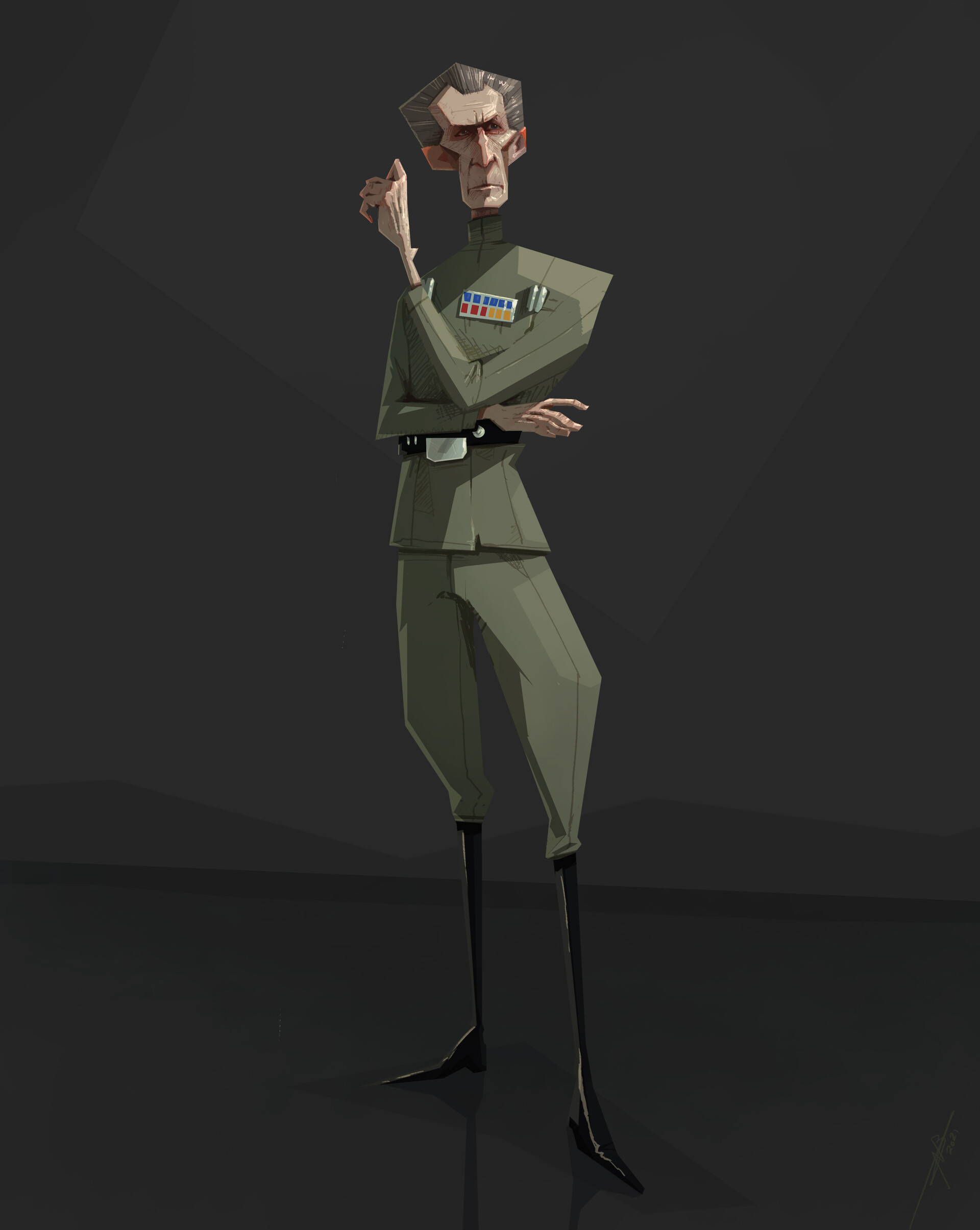ArtStation - Grand Moff Tarkin