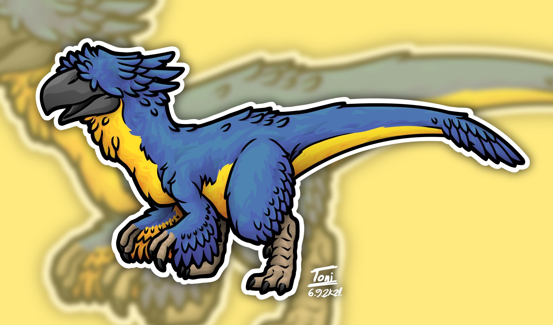 ArtStation - Tropical raptor parrot