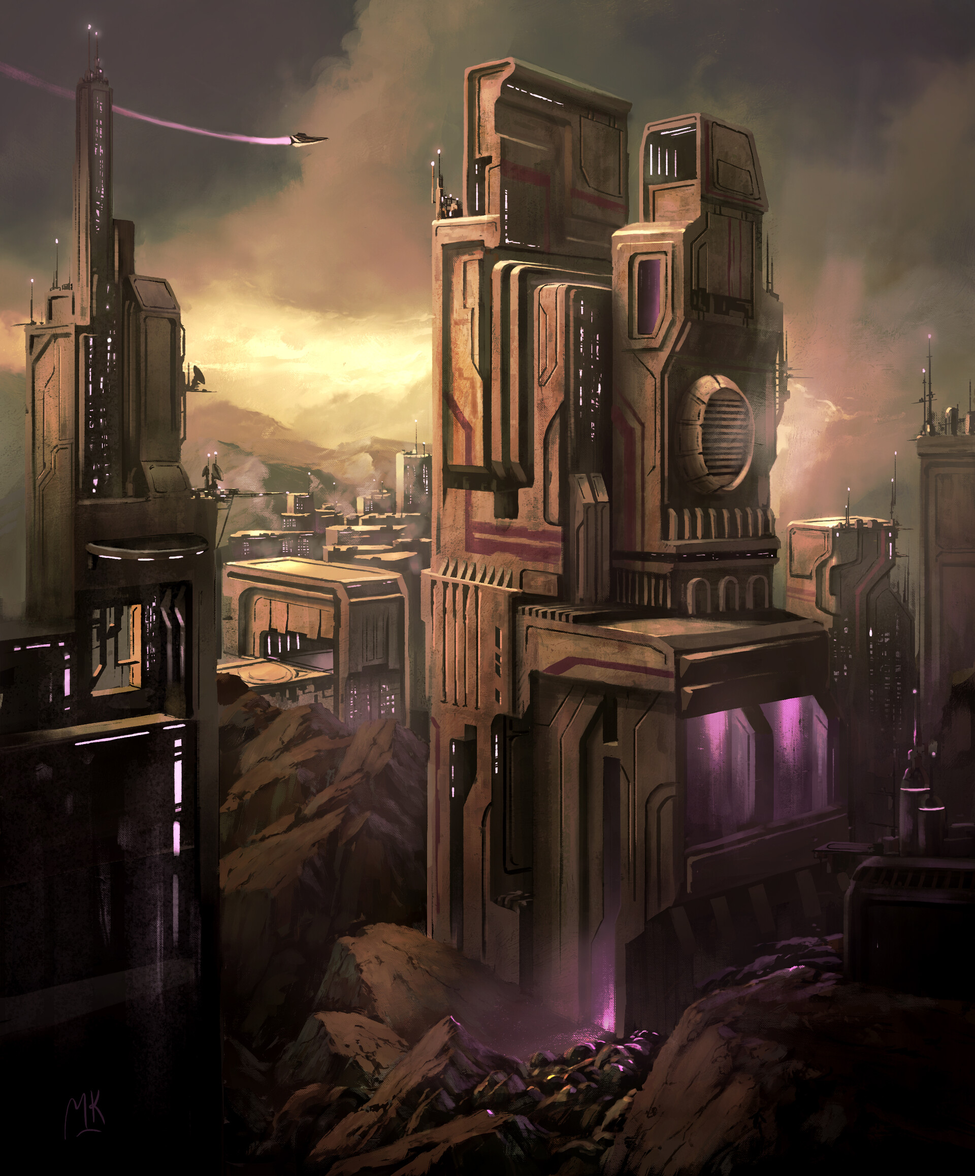 ArtStation - Sci-fi Structure