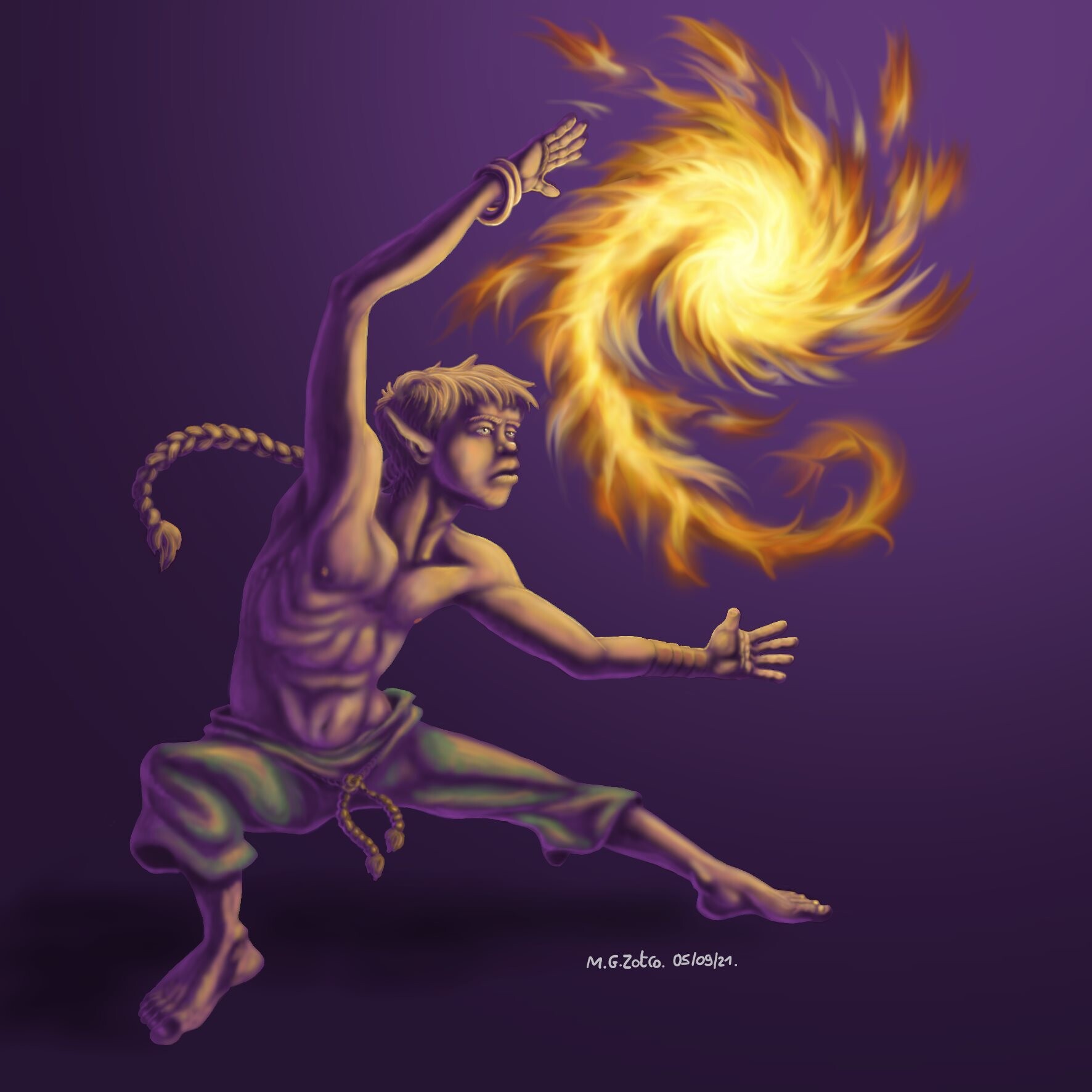 ArtStation - Fire ball