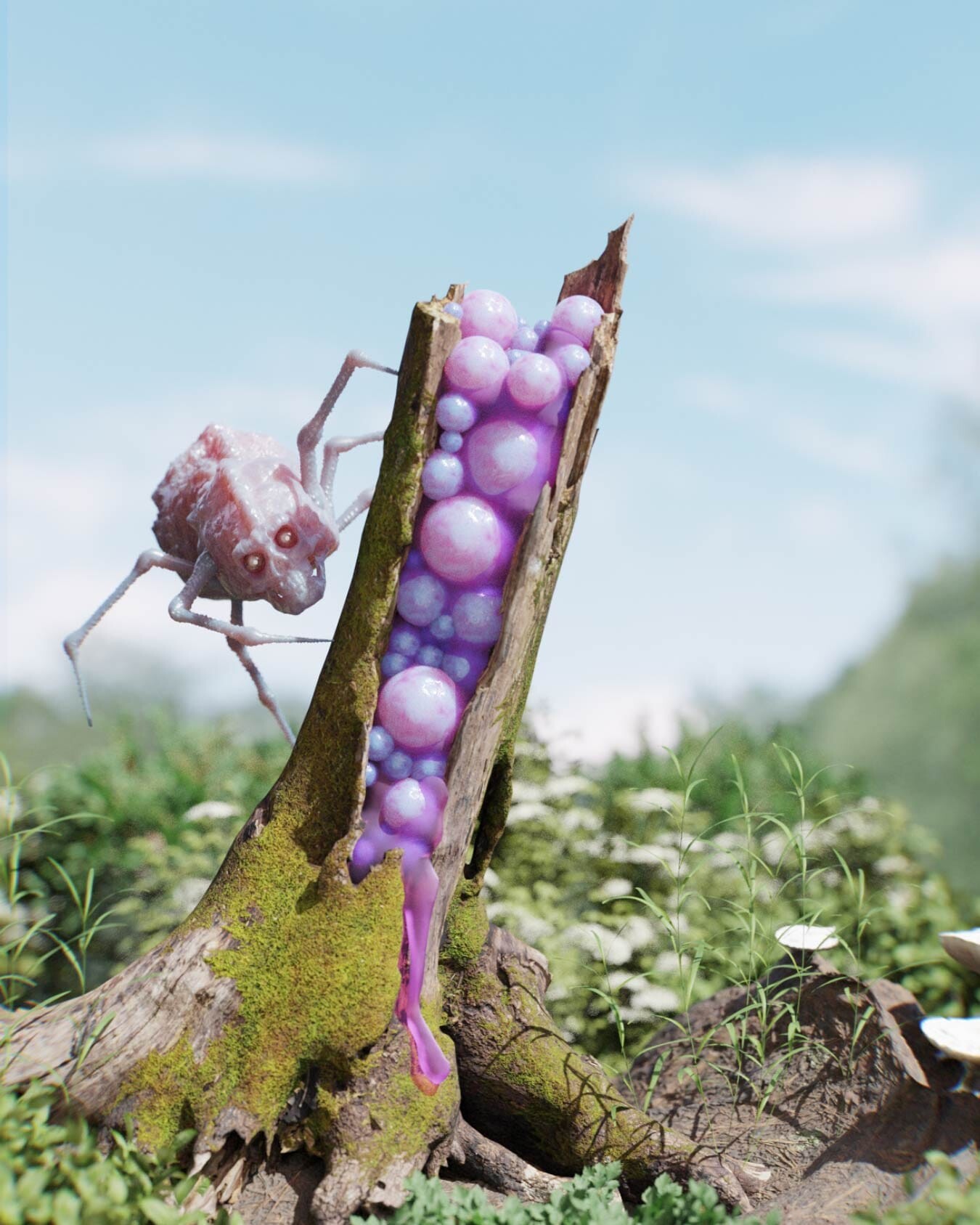 ArtStation - Spider Demon Eggs