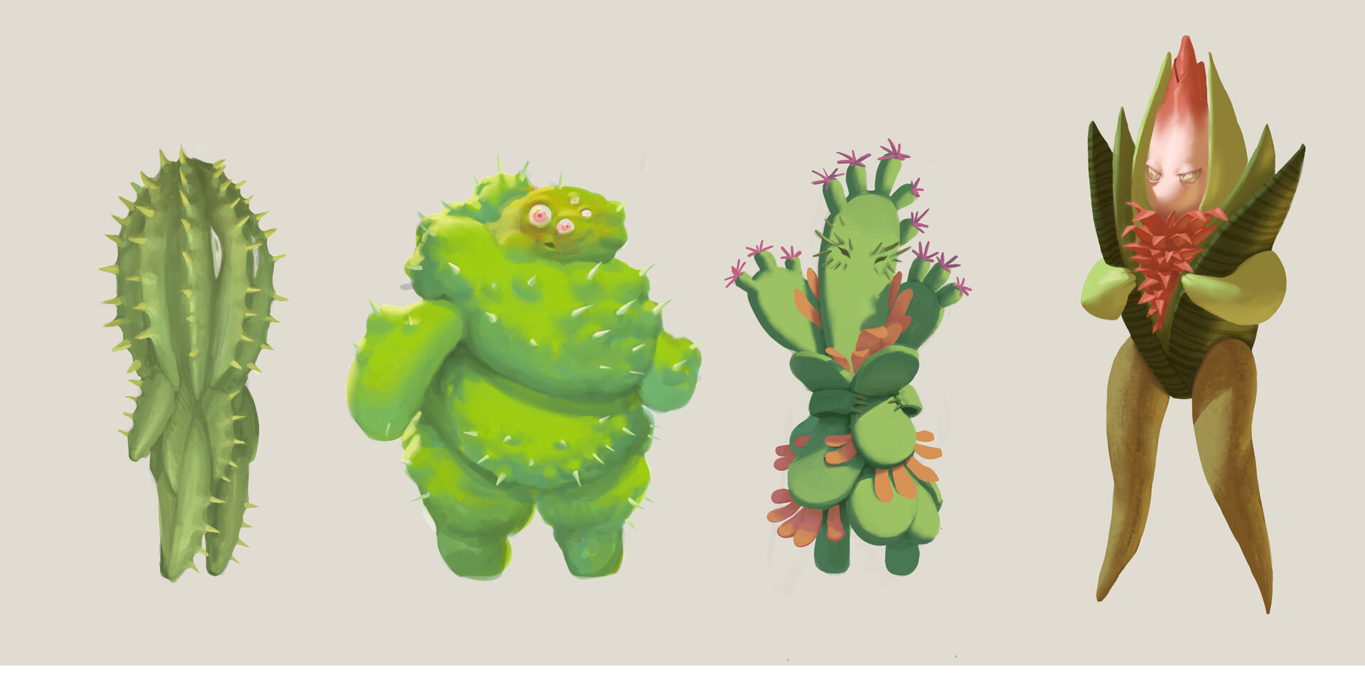 ArtStation - Cacti Sketches