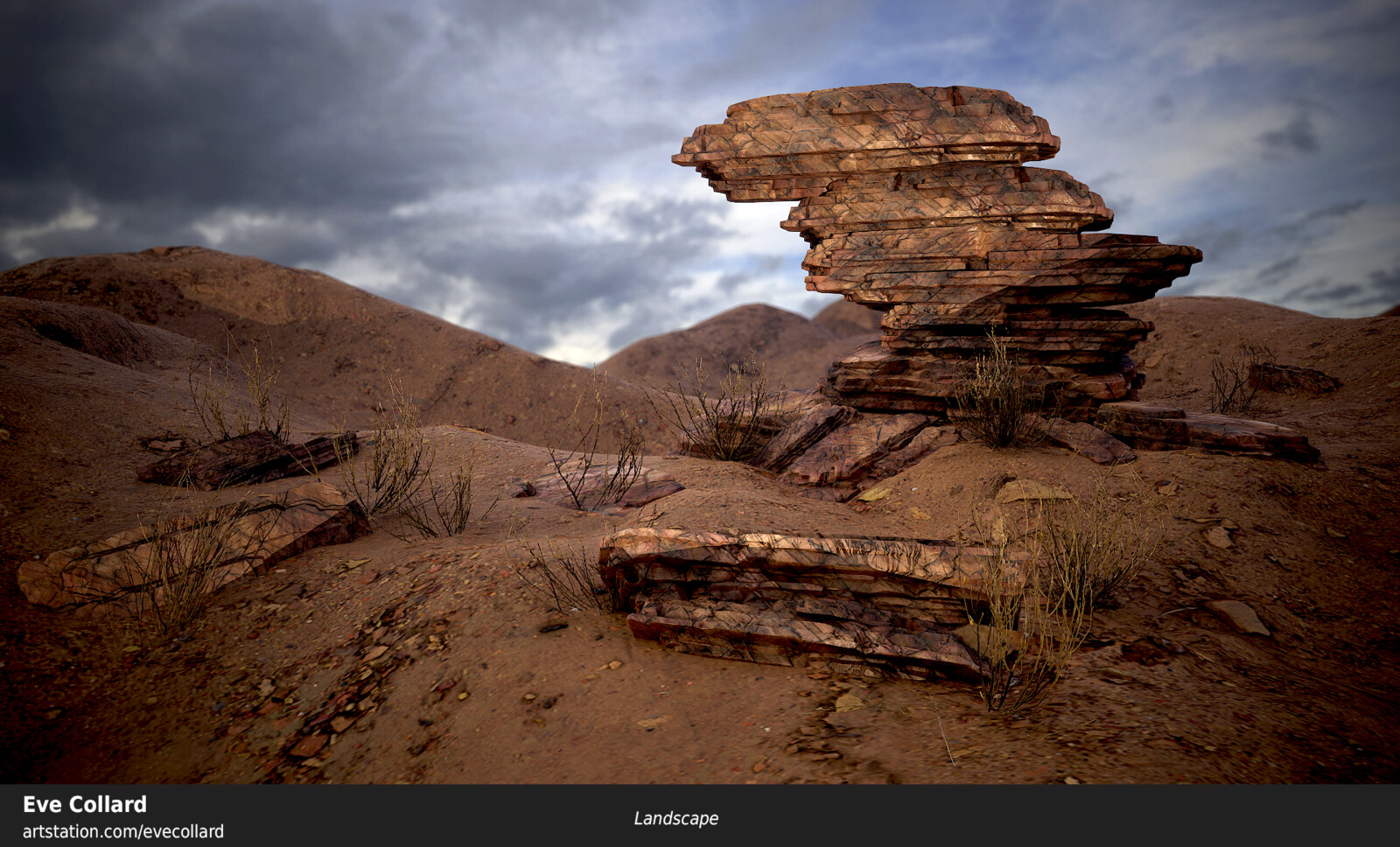 Eve Collard - Rocks studies