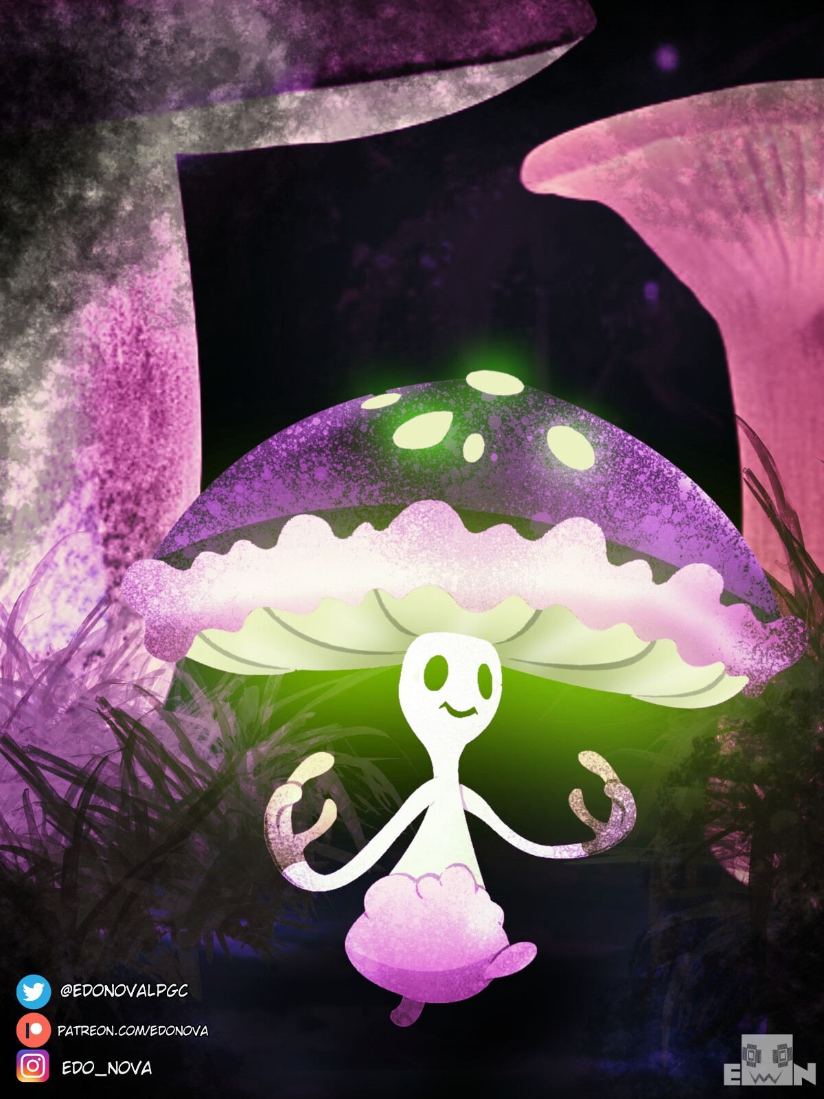 ArtStation - Shiinotic - The Alien Mushroom