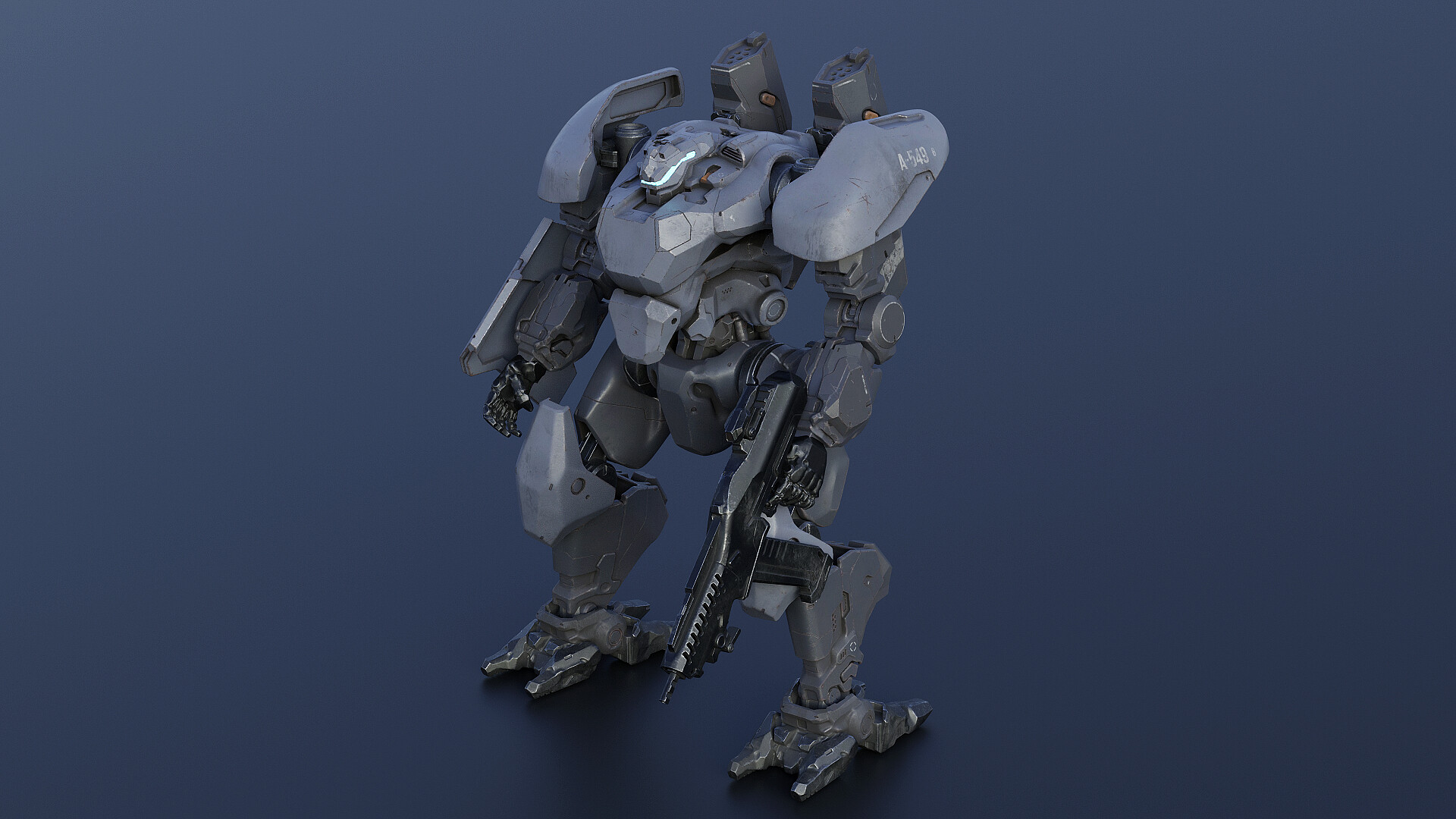 ArtStation - ZR90 mech concept