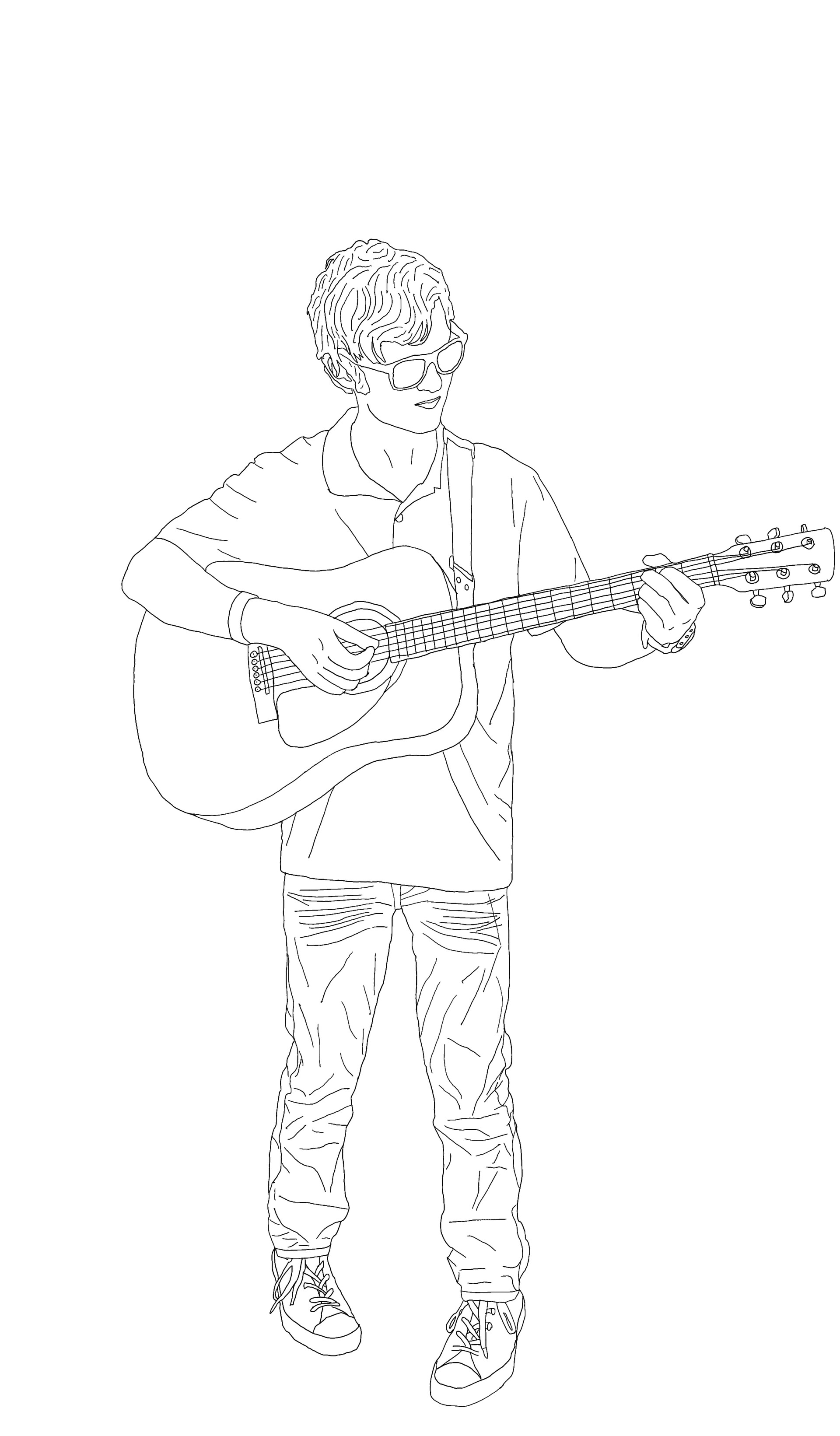 ArtStation - Musician Sketch