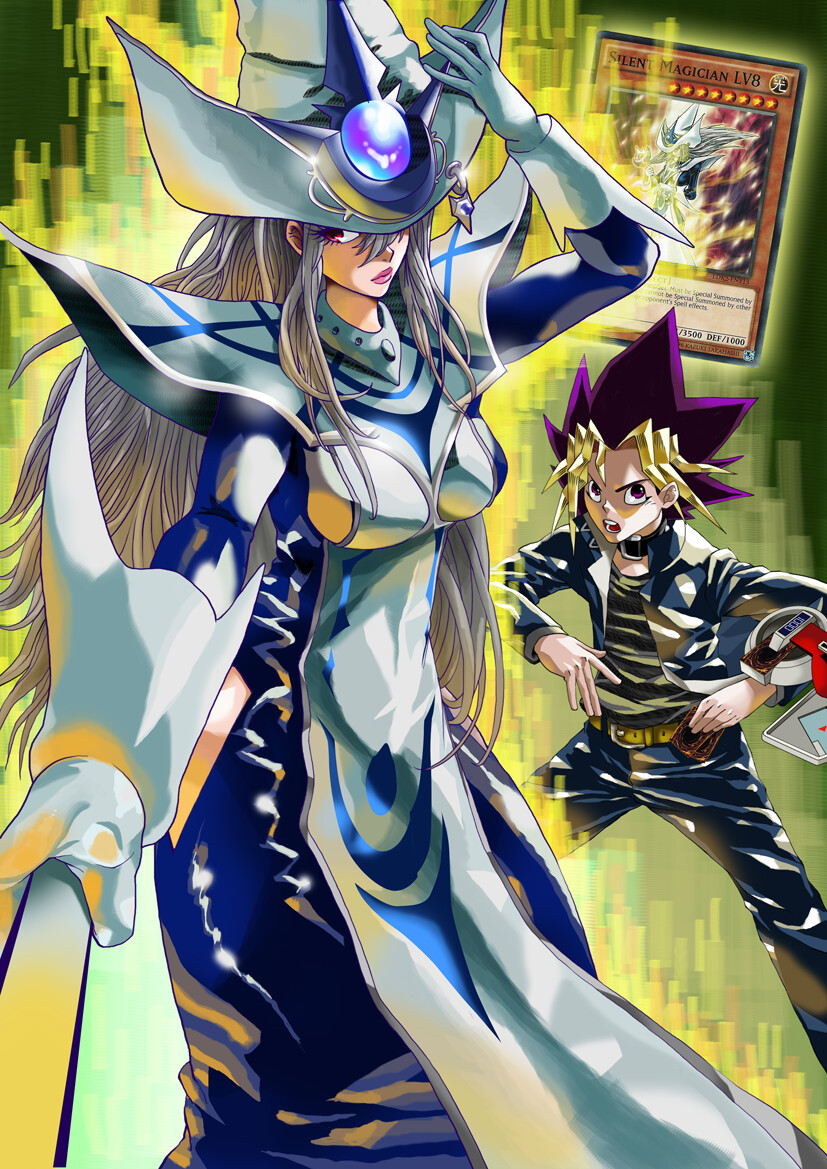 ArtStation - MUTO YUGI AND SILENT MAGICIAN
