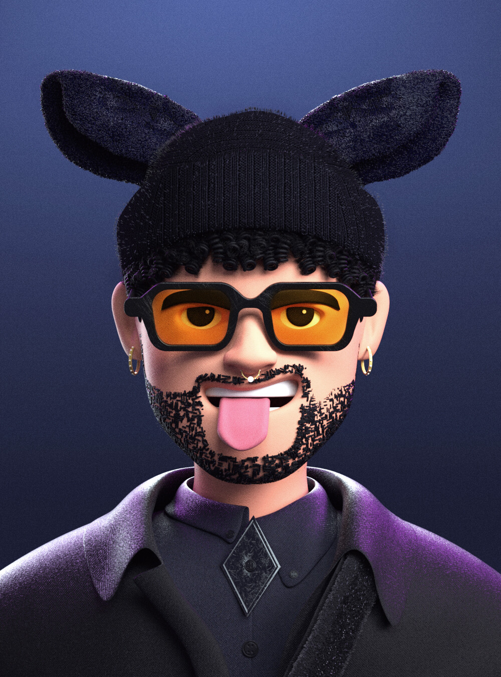 ArtStation - Bad Bunny - El Conejo Malo