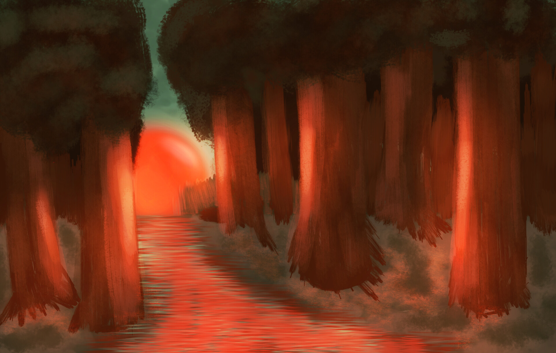 ArtStation - bloody forest