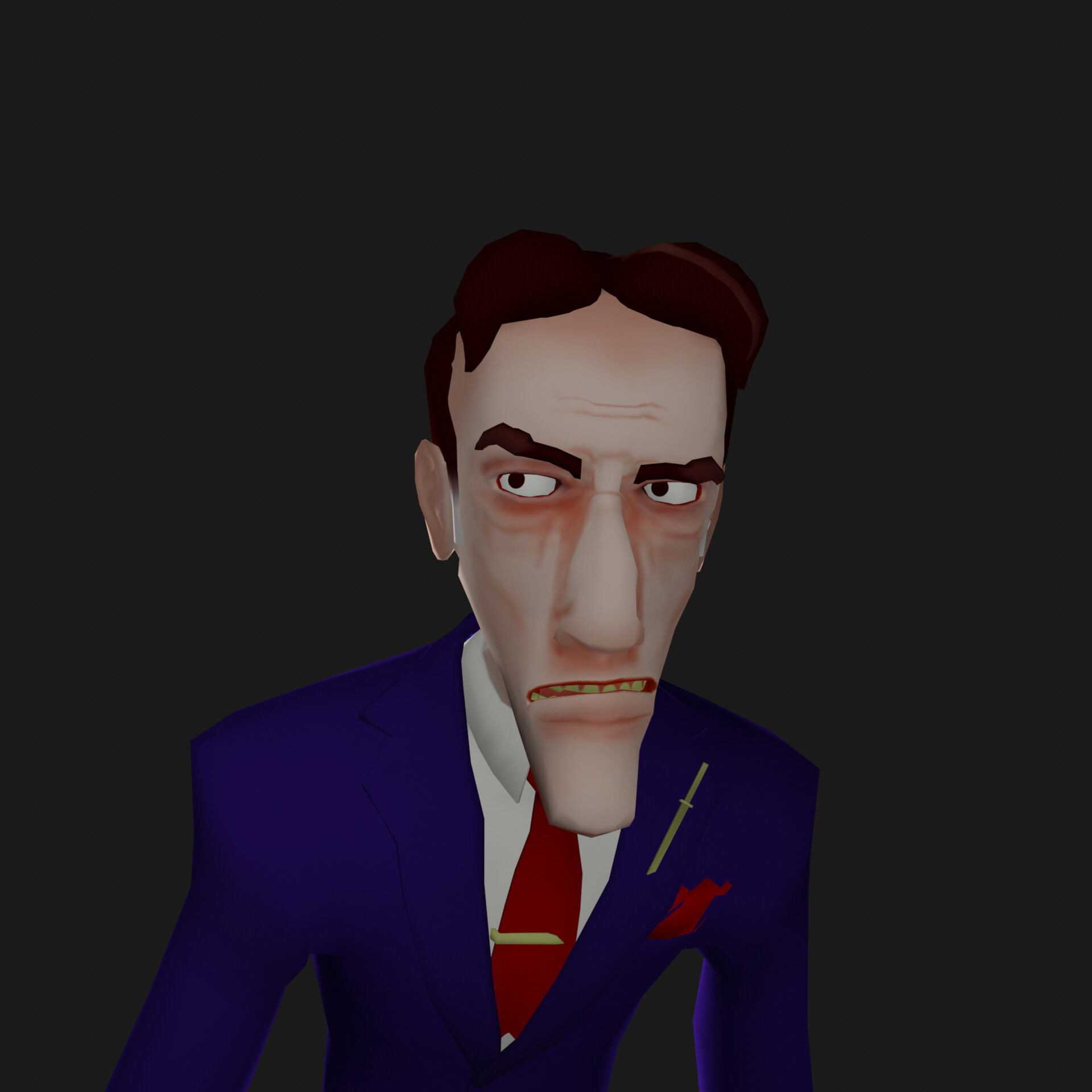 Sampo Keränen - Character Model for Beverage: The Last Call