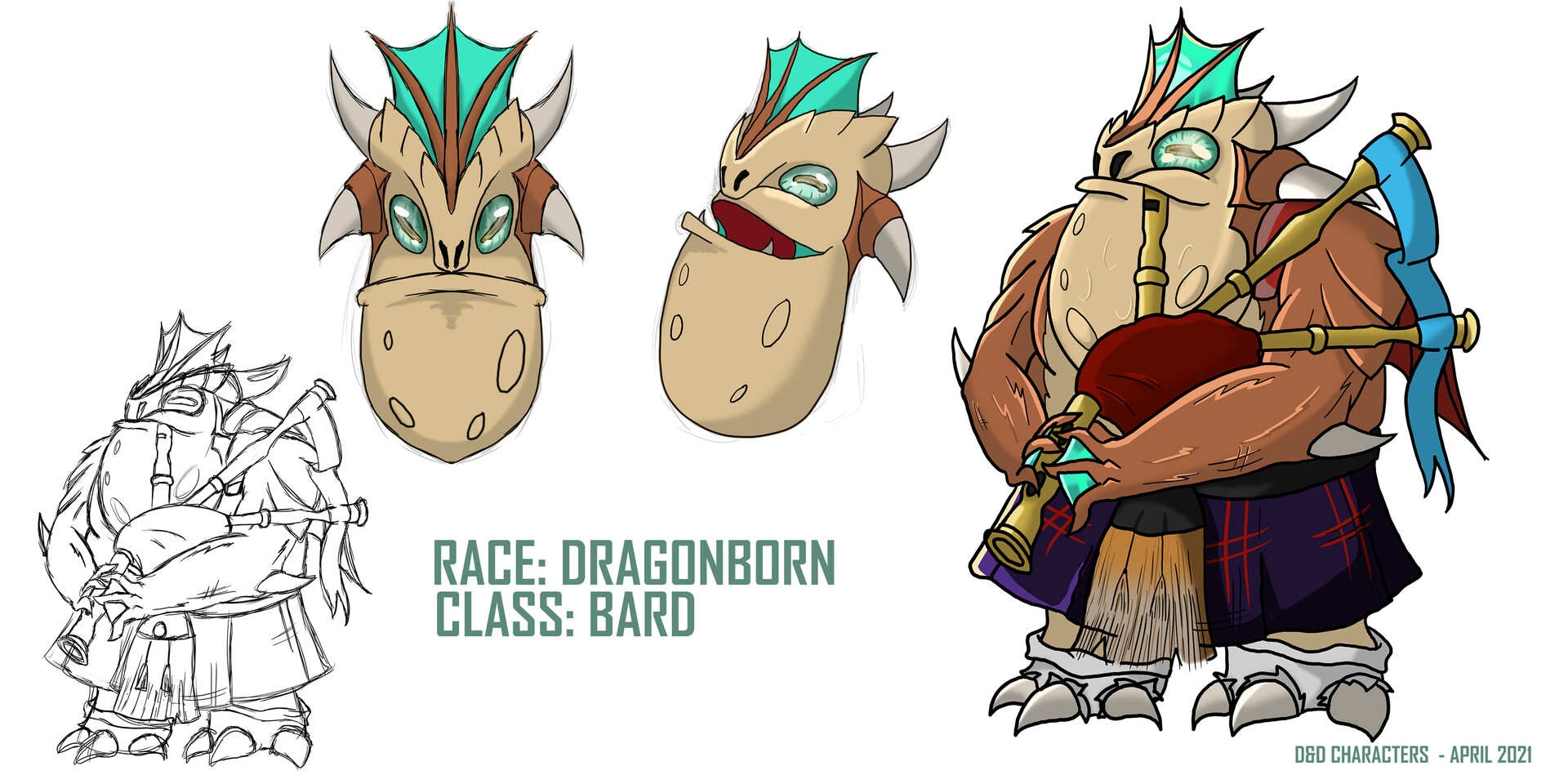 ArtStation - D&D Dragonborn