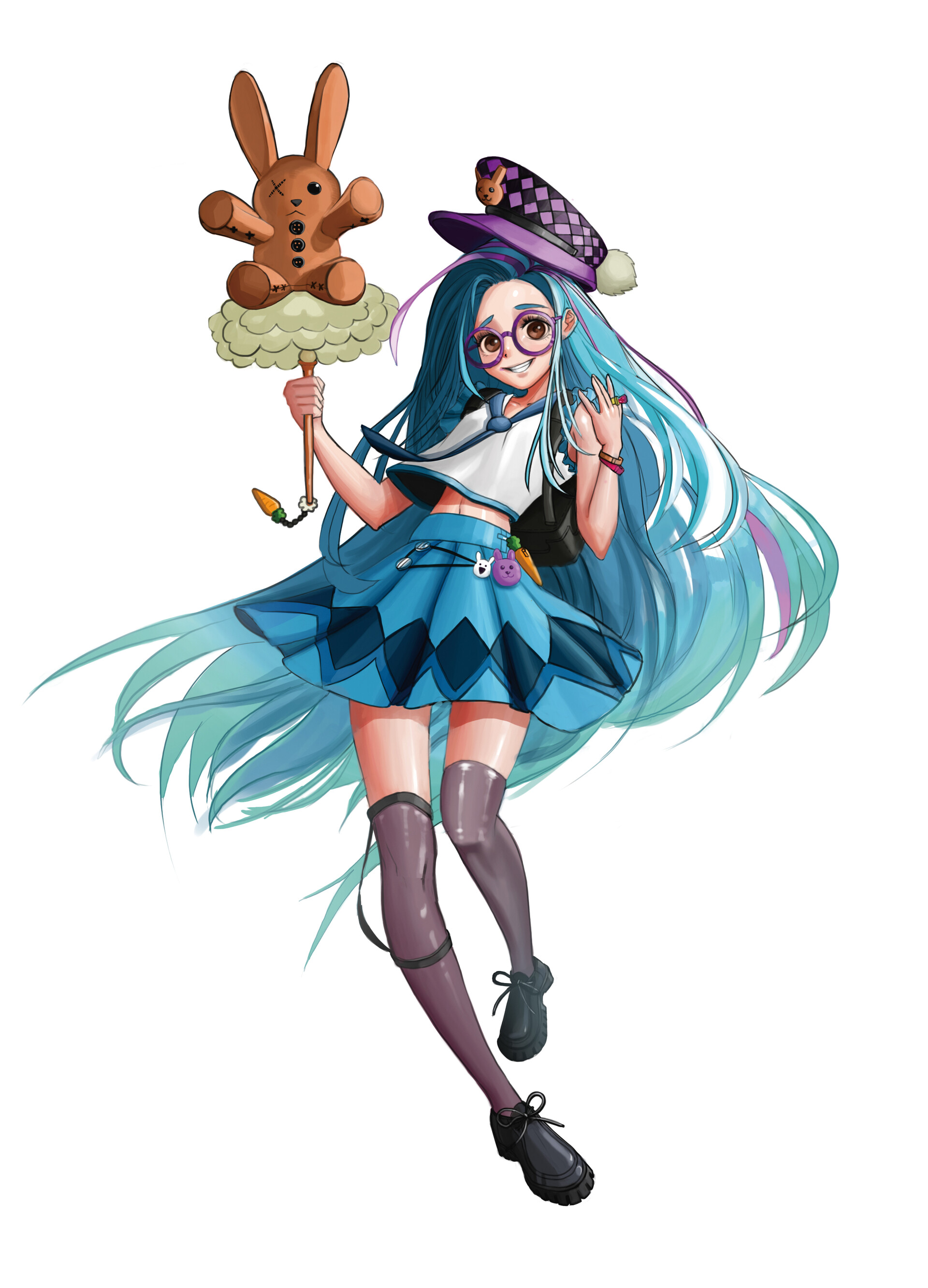 ArtStation - high school girl