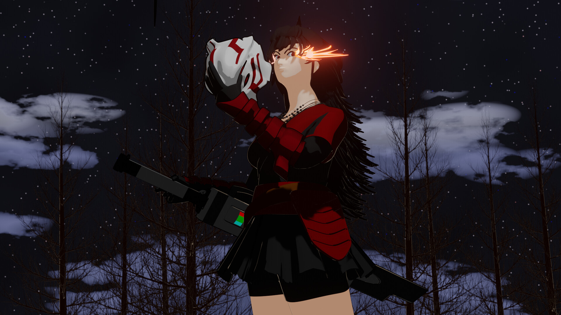 ArtStation - Raven Branwen RWBY (rendered in evee)