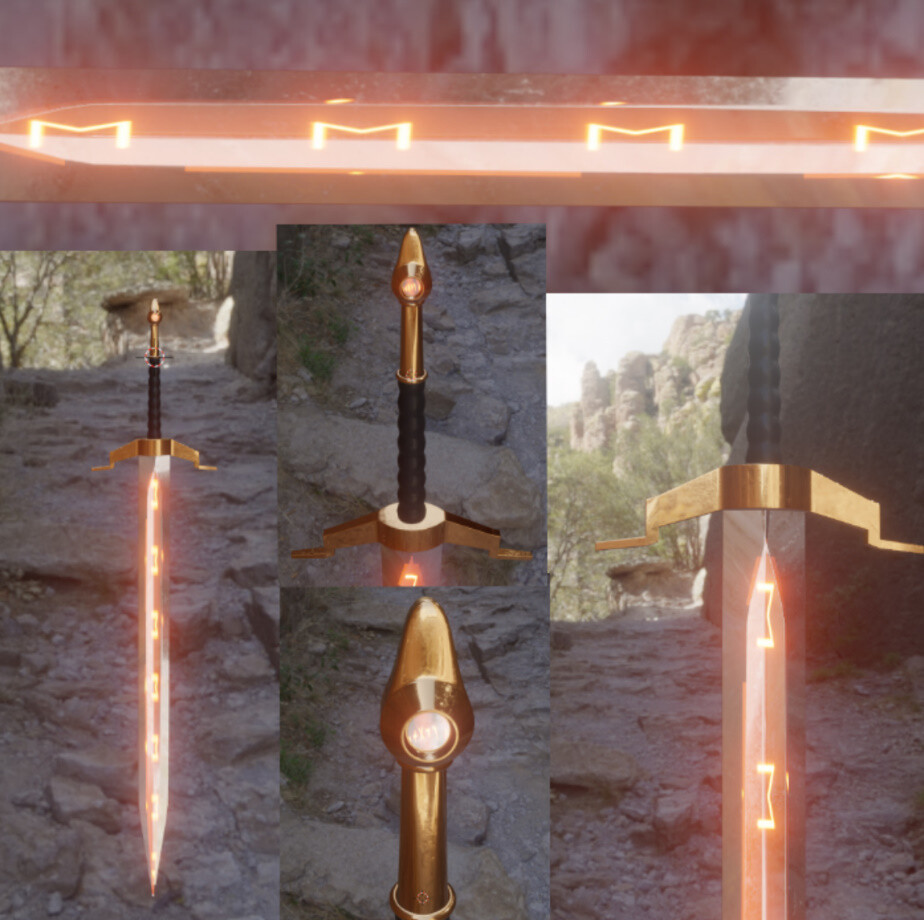 ArtStation - Blender Sword