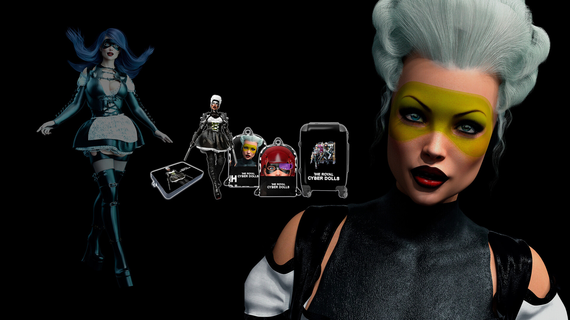 ArtStation - THE ROYAL CYBER DOLLS