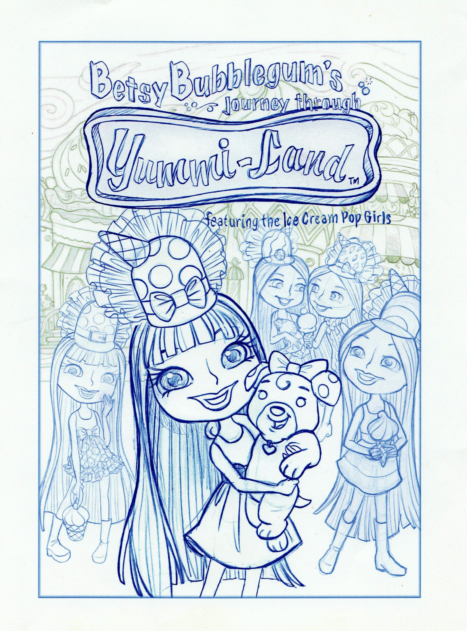 yummi land coloring book