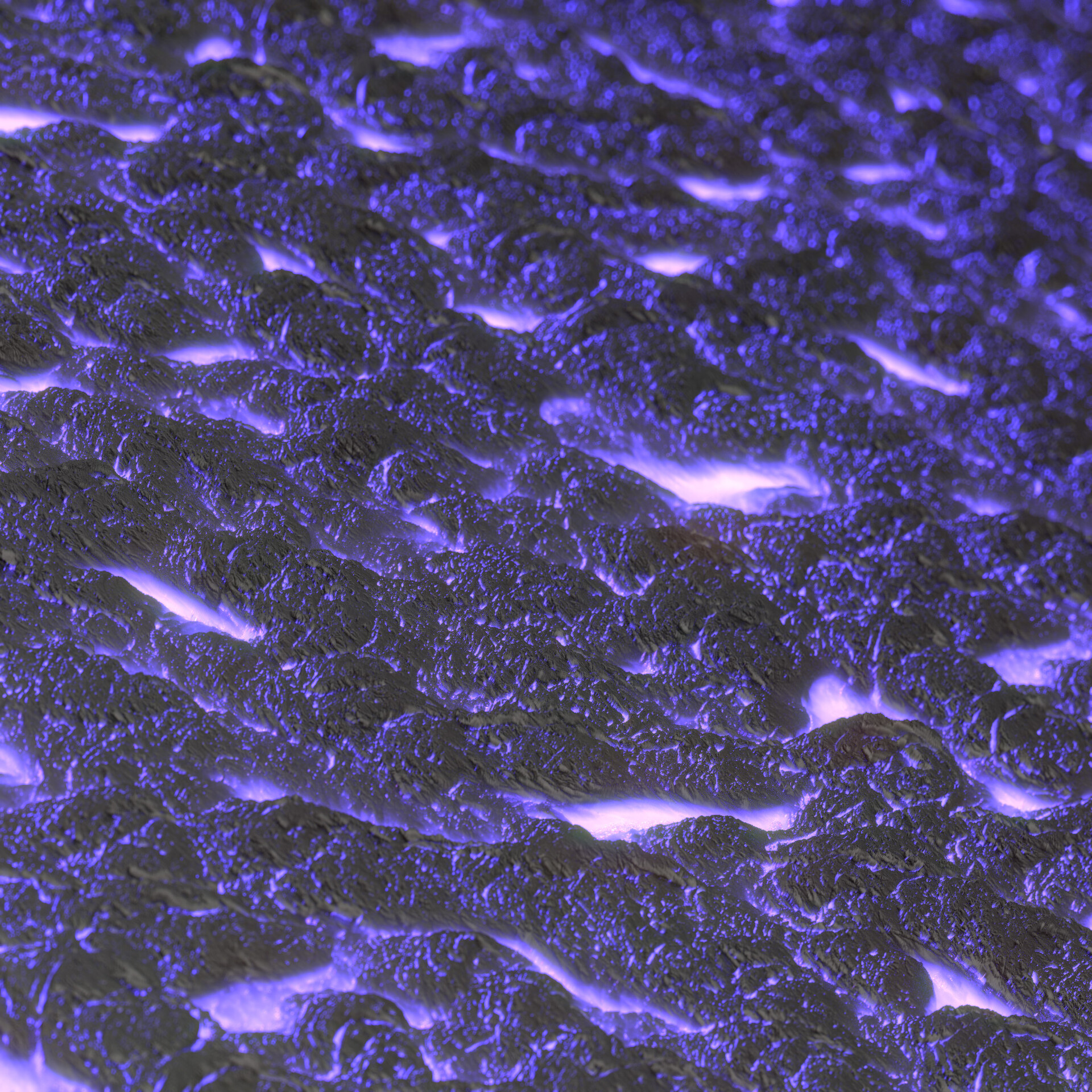 Mason Sinkula - Blue Flowing Lava Material