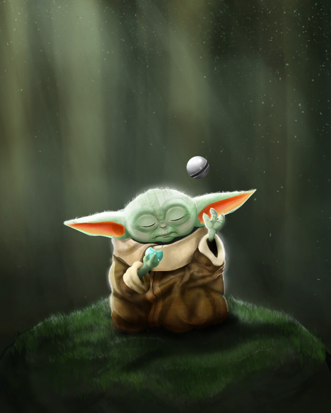 Bruno Reis - Fan art Grogu - The Child