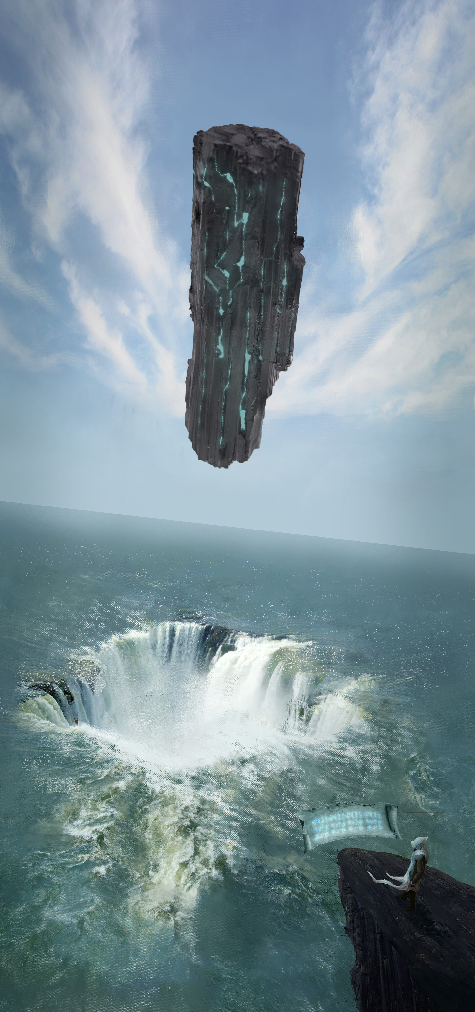 ArtStation - The magician and the stone over the sea