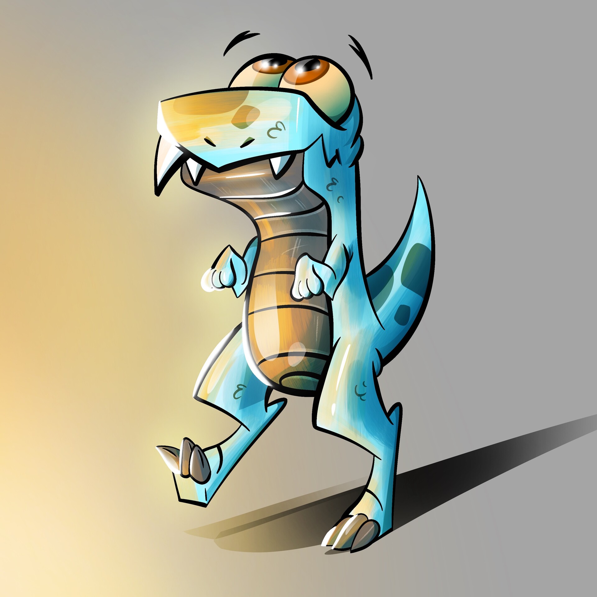 ArtStation - Dinosaur character designs