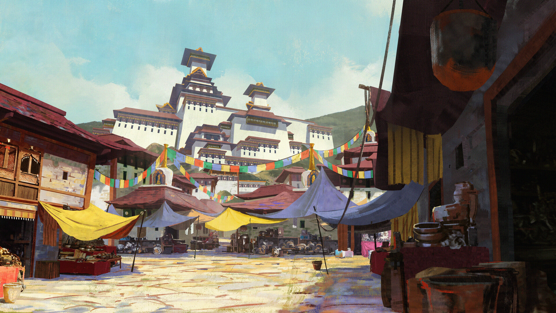 ArtStation - Merchant Town