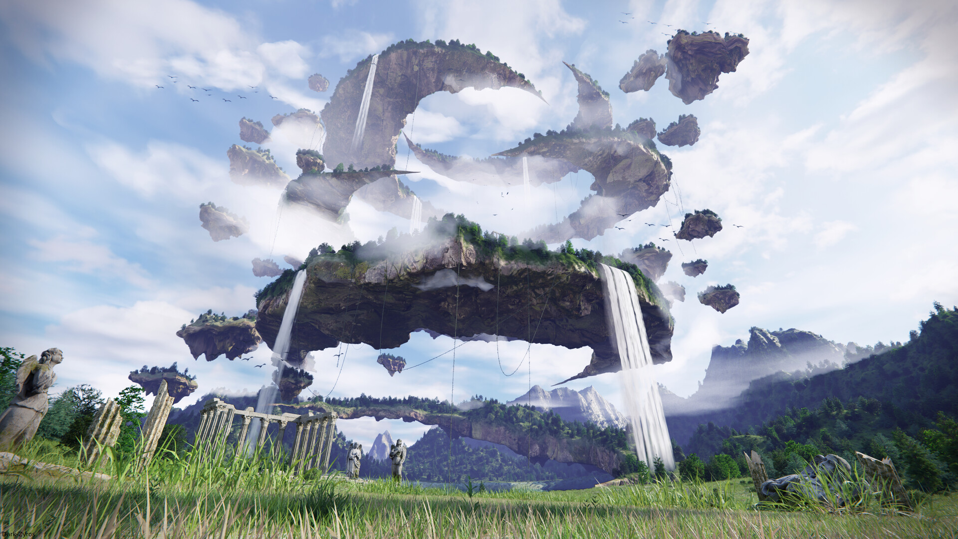 ArtStation - Flying Islands