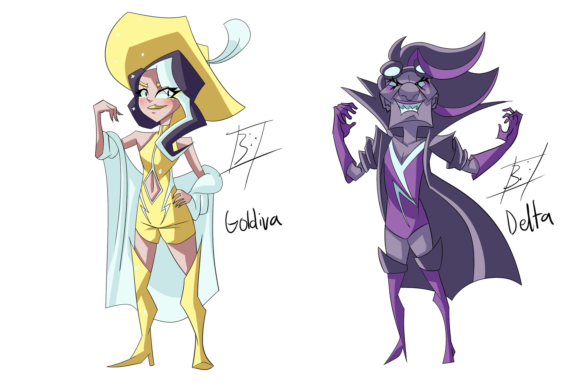 ArtStation - Goldiva and Delta