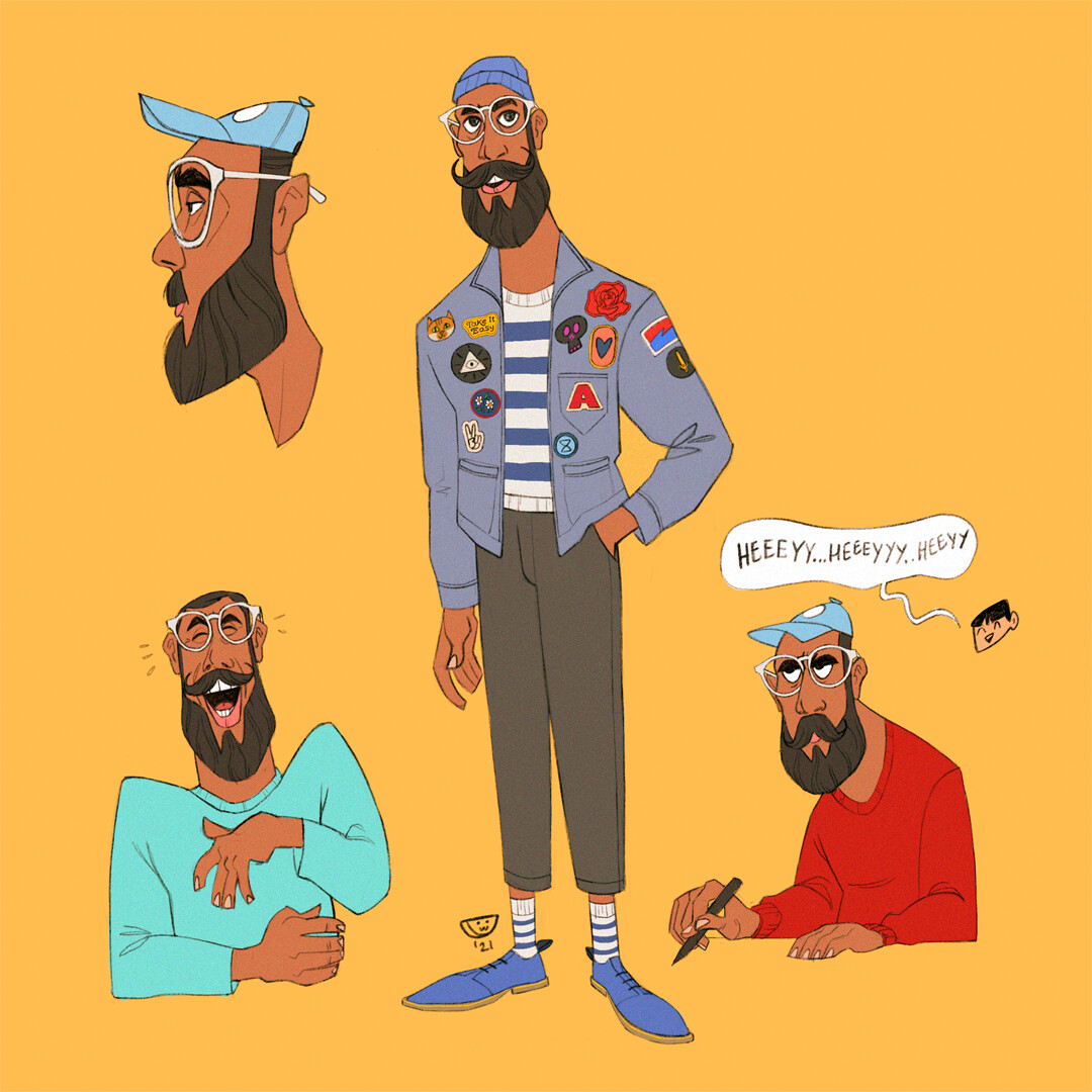 ArtStation - Hipster Character Design