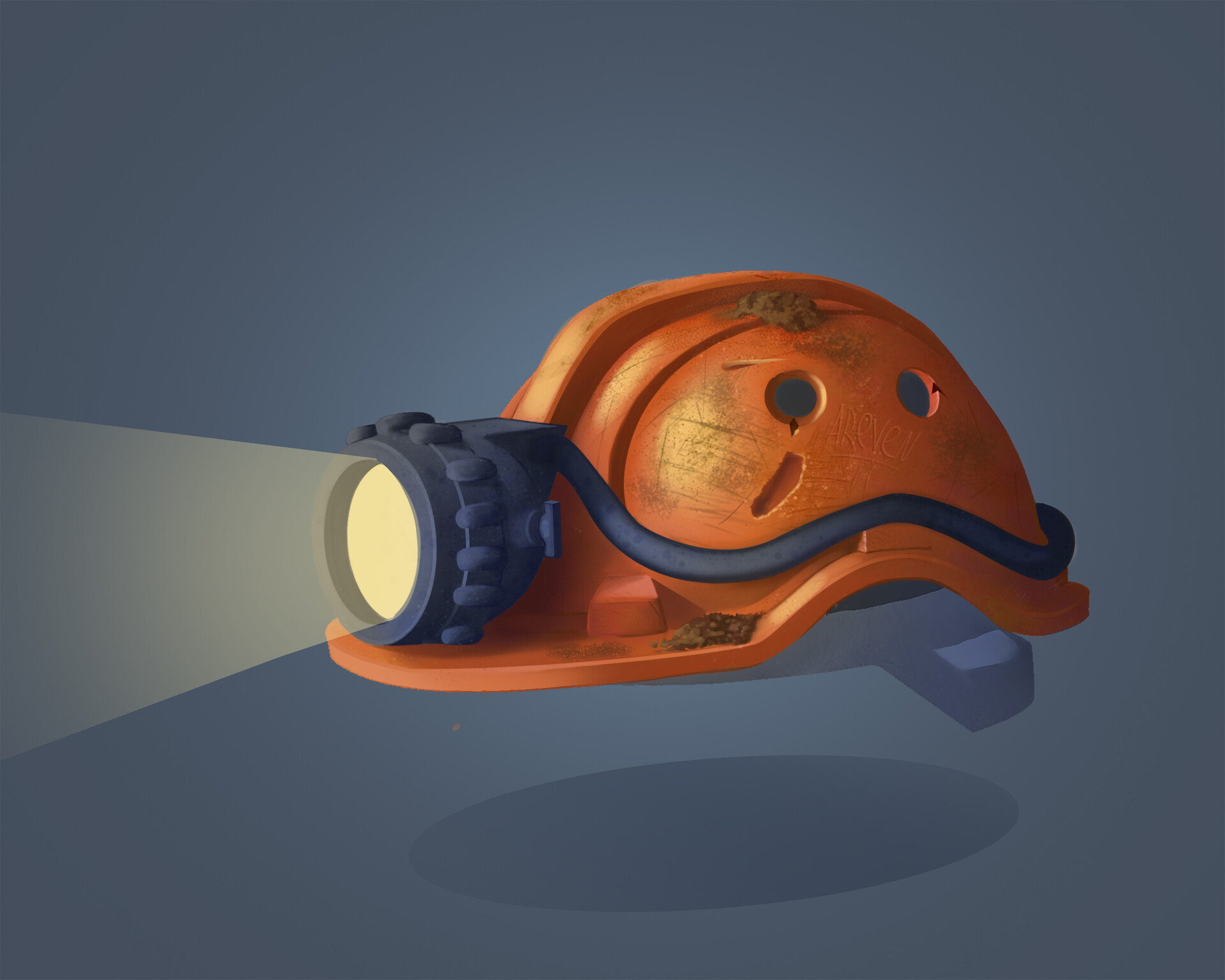 ArtStation - Miner's helmet