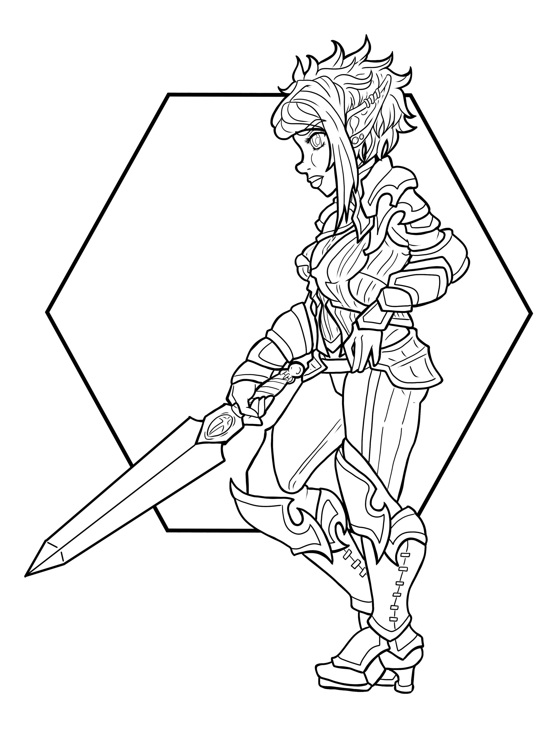 fire emblem coloring pages