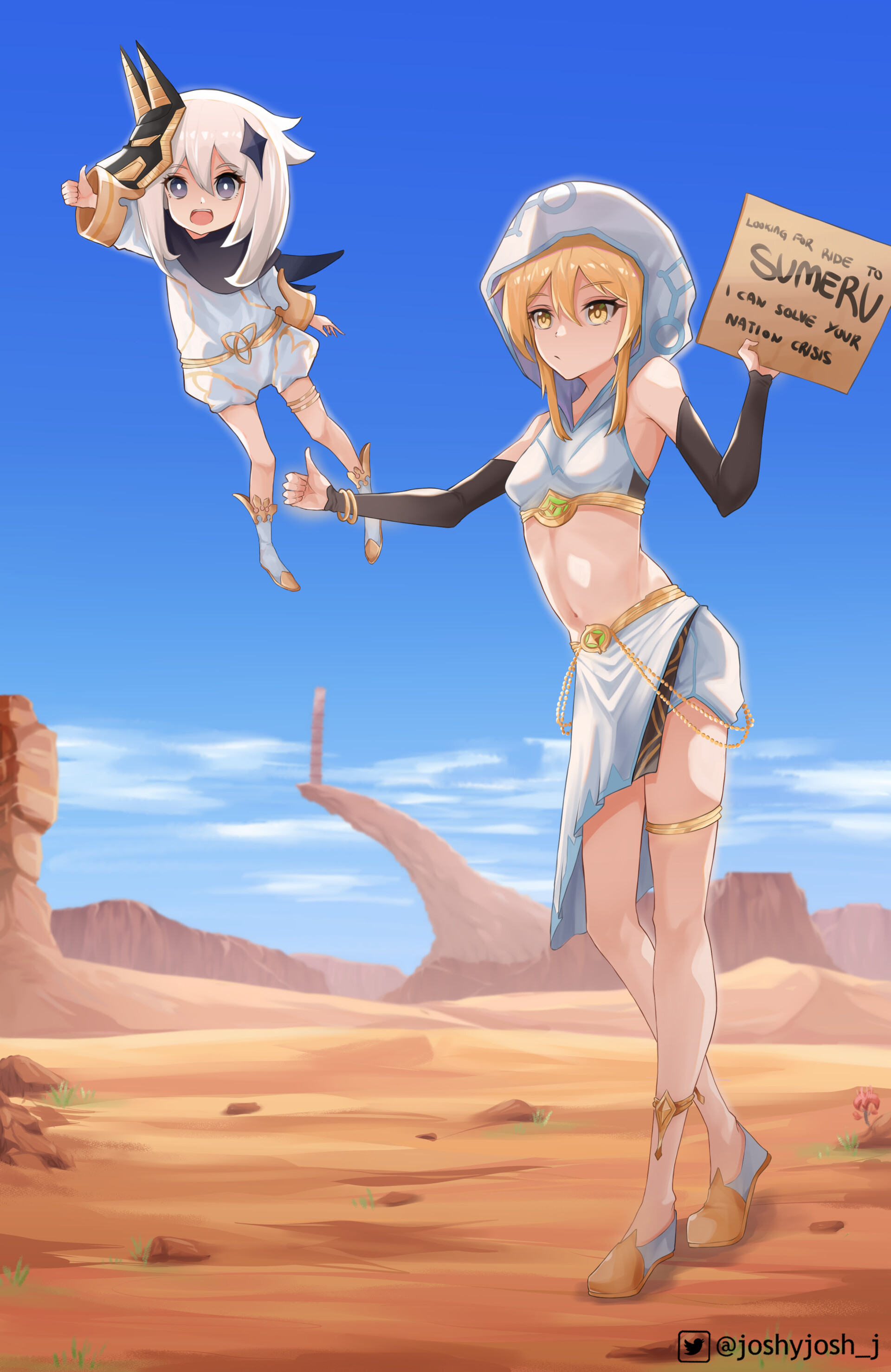 ArtStation - Genshin Impact - Lumine (Sumeru)