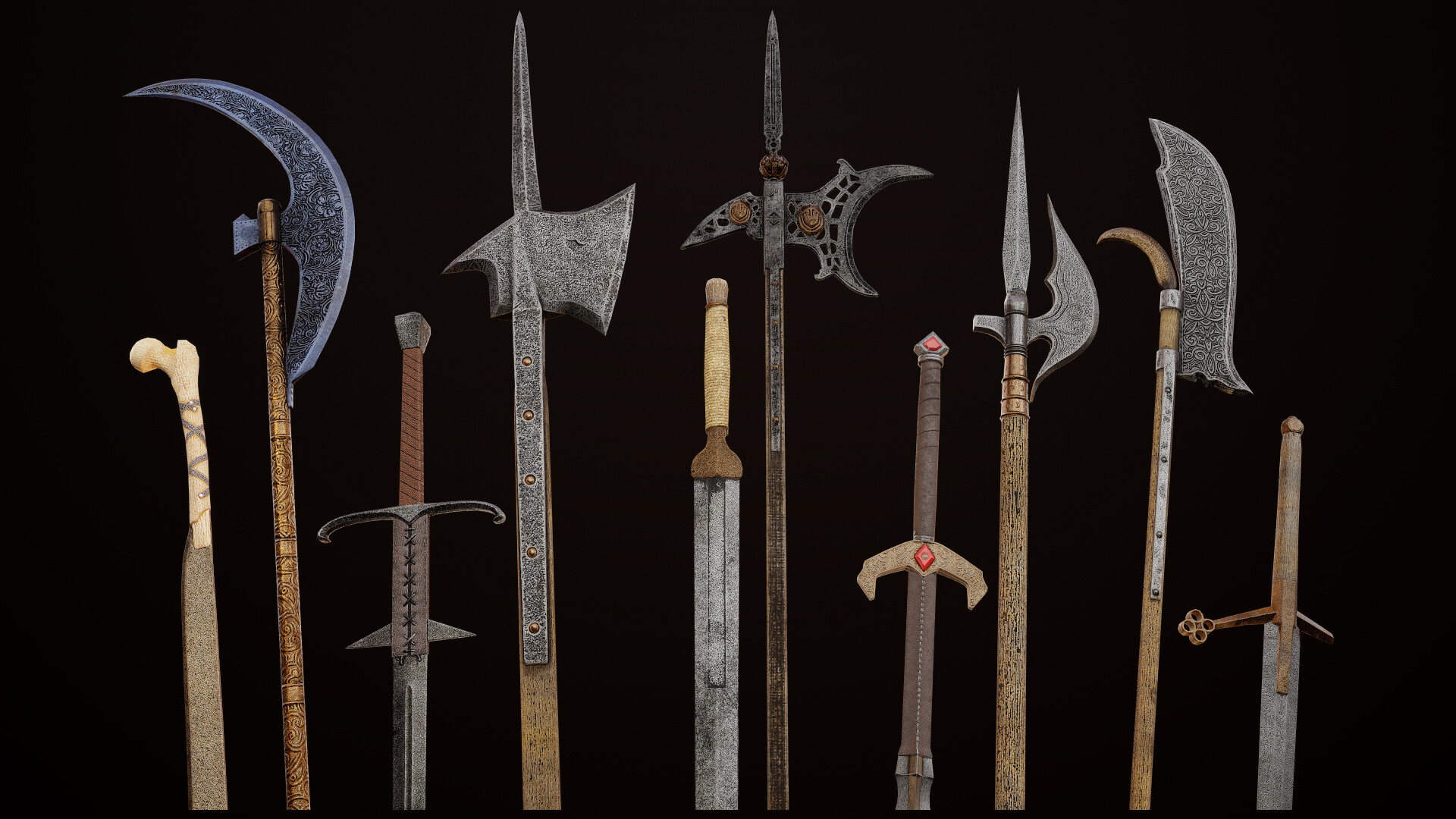 ArtStation - Medieval Weapons Pack Vol.2