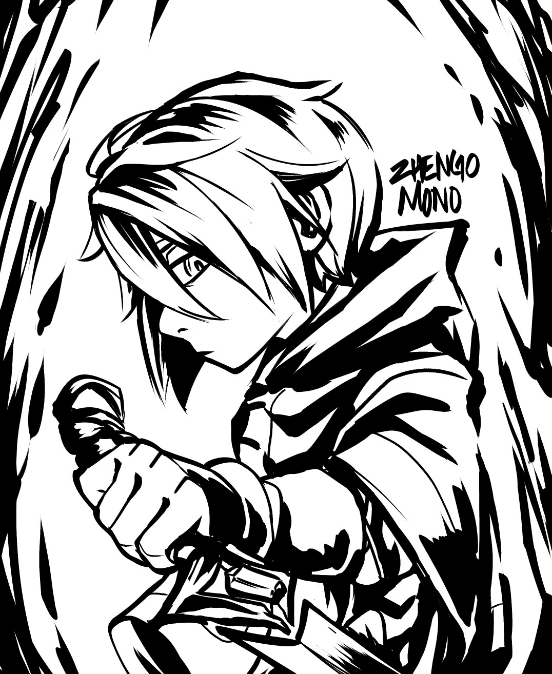 ArtStation - BW Inkwork