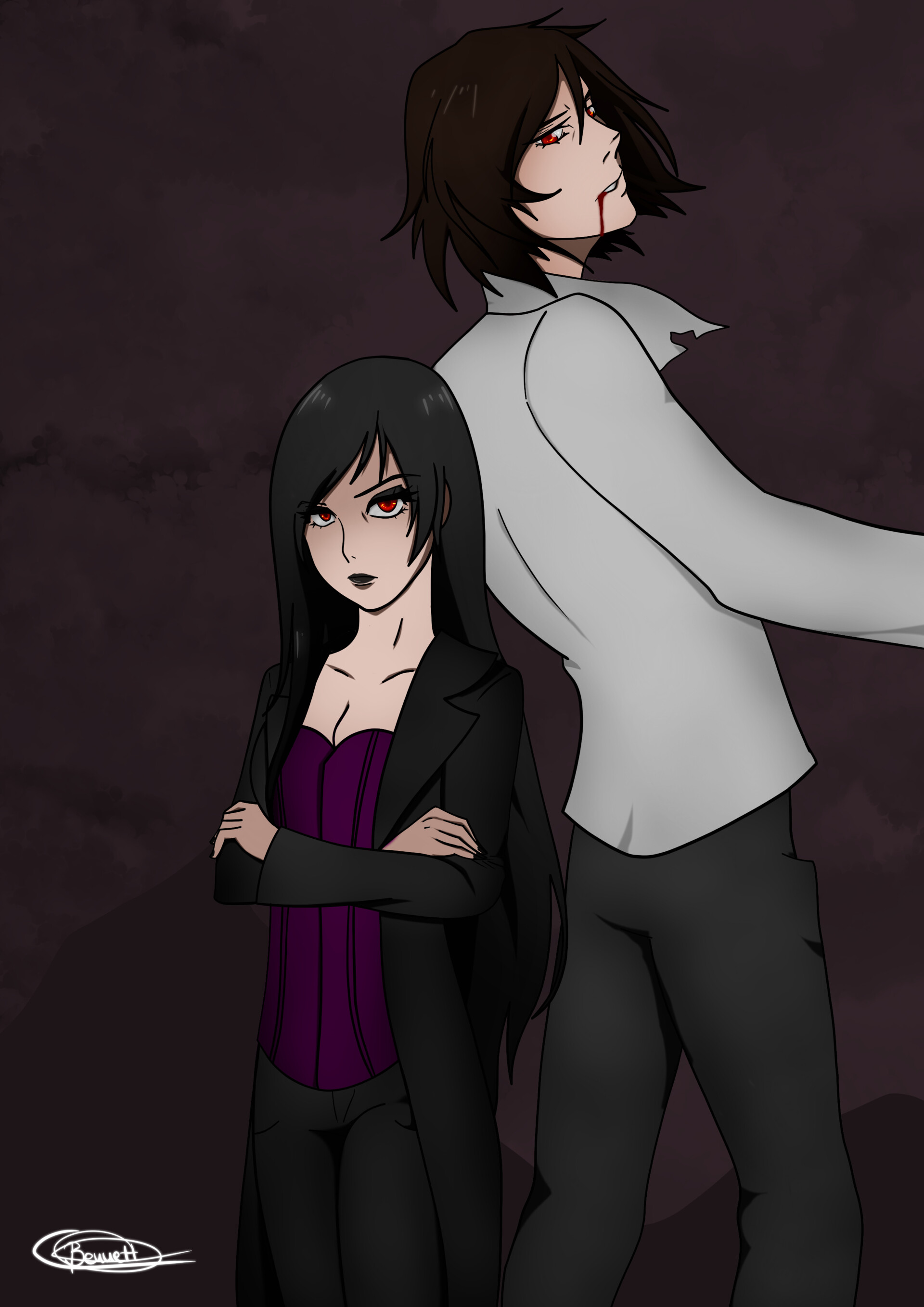 Jeff The Killer And Jane The Killer Anime