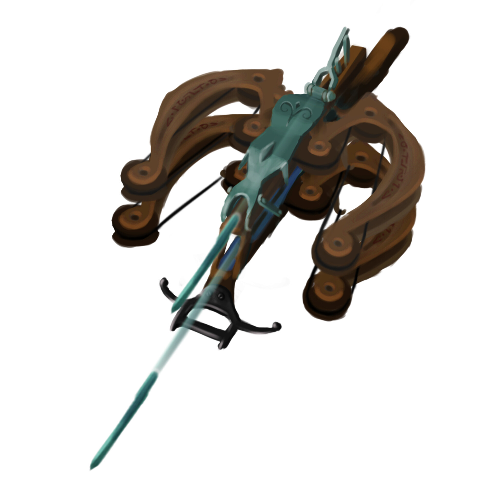 Sam Chang - Low-poly Crossbow (Top-down RPG Game)