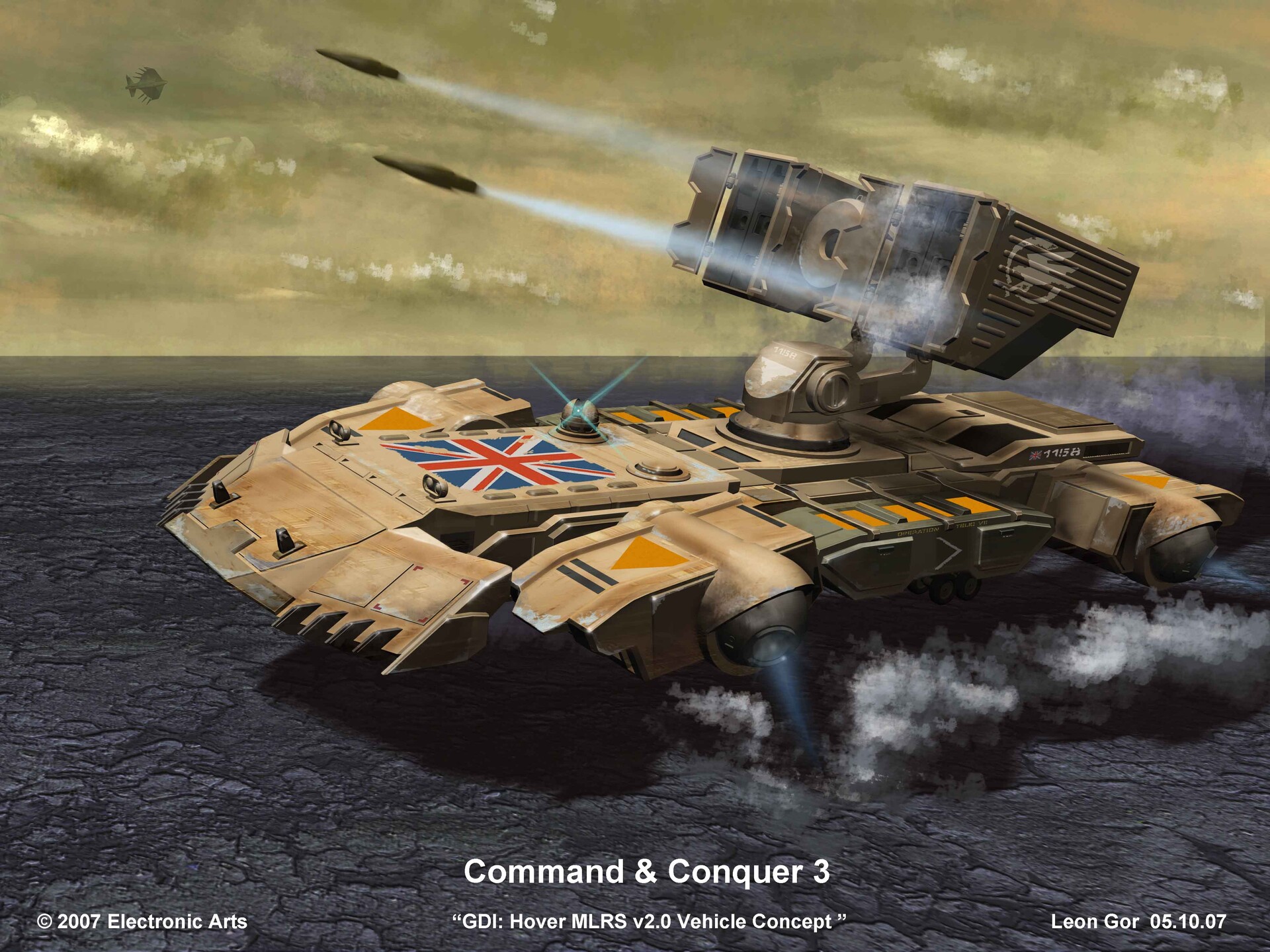 ArtStation - GDI HMLRS Concept (COMMAND & CONQUER 3)