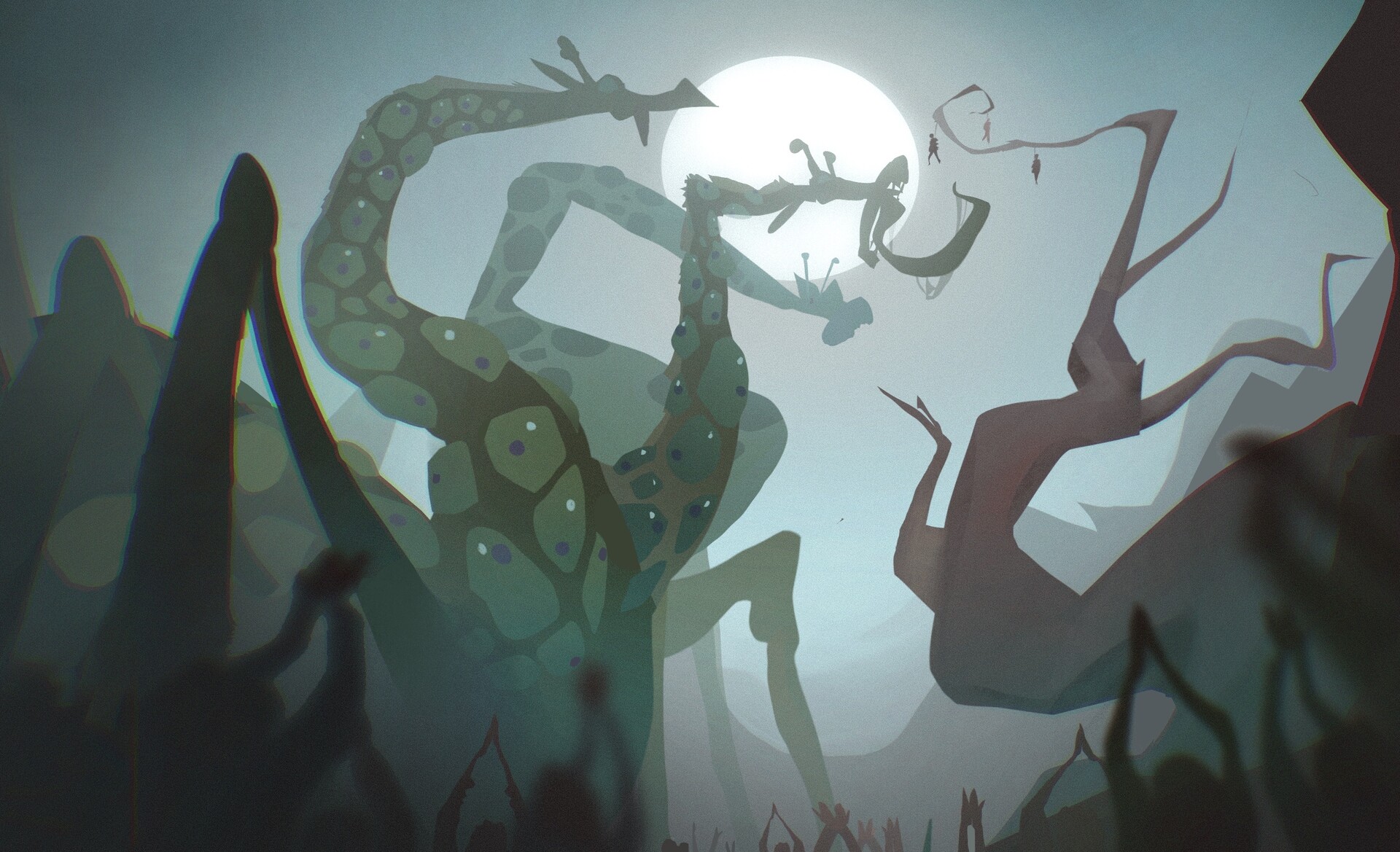 ArtStation - ELdritch Giraffe Elder God