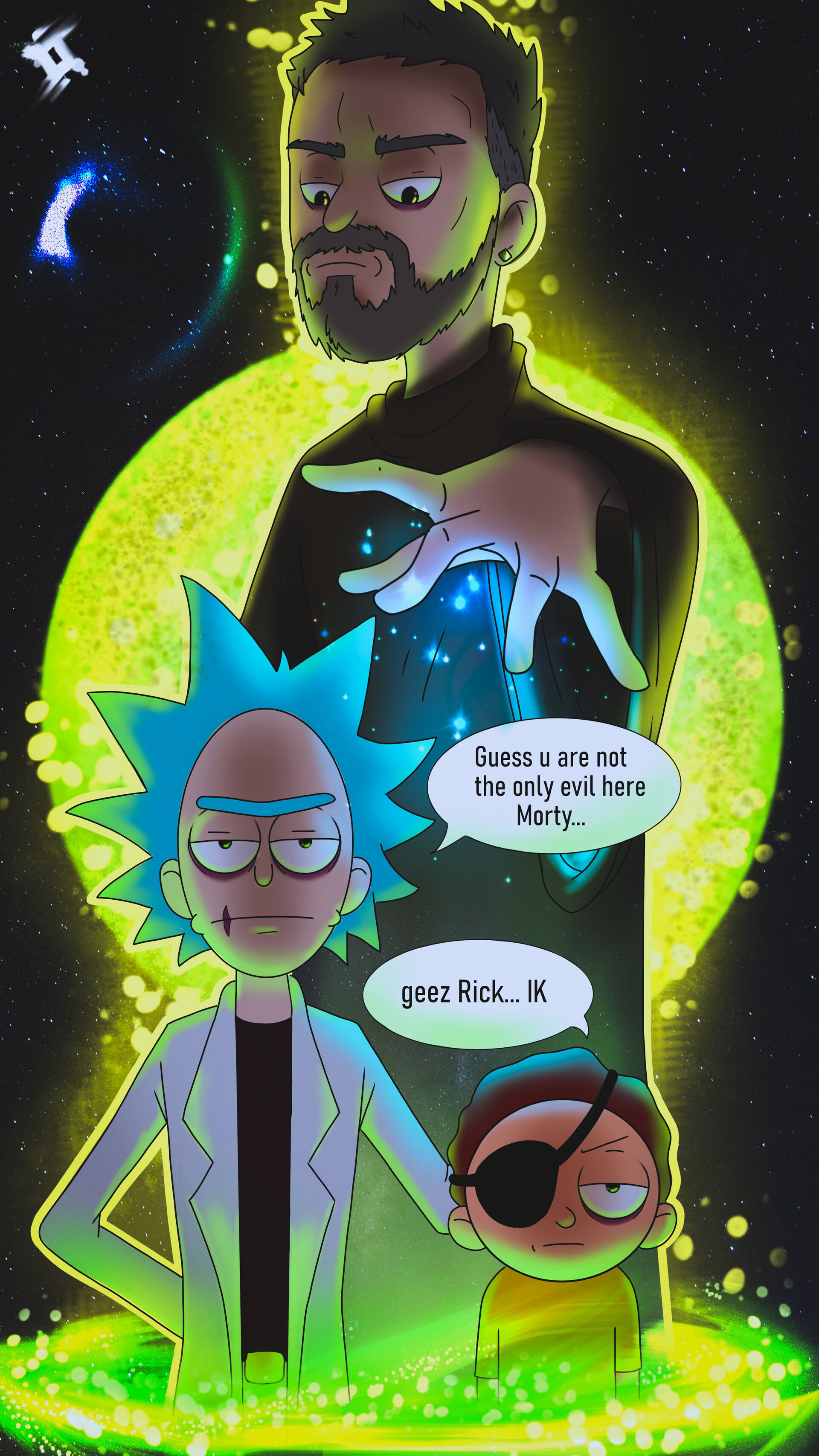 ArtStation - Rick And Morty Custom Fan Art